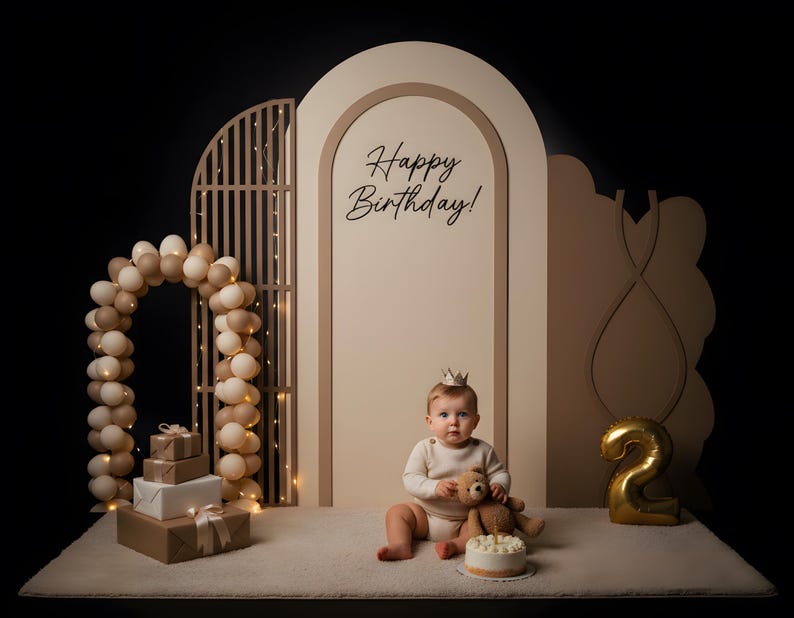 Arch Sign SVG Template, Wedding & Birthday Backdrop (digital Download ...