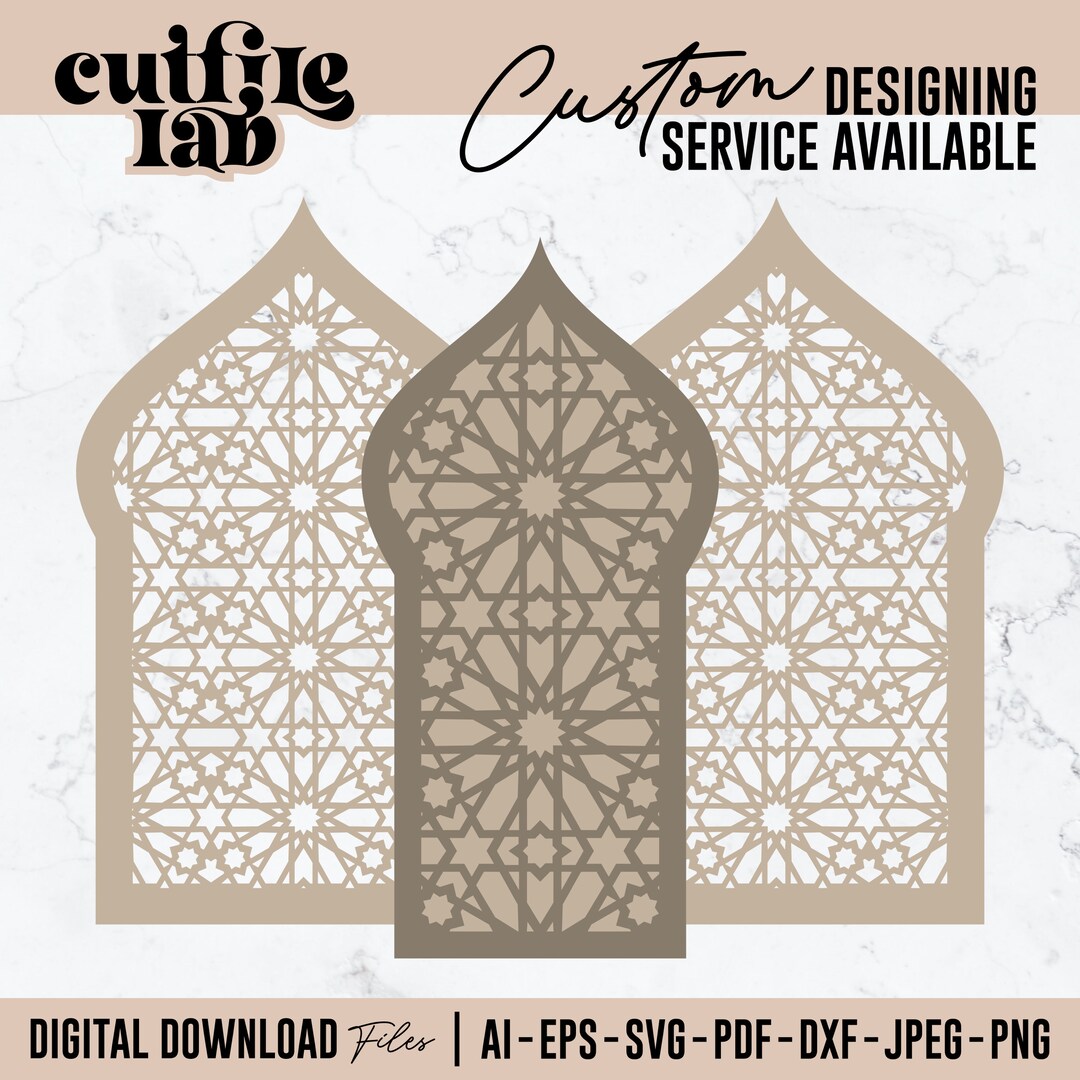 Islamic Pattern Arch SVG, Moorish Arch Svg, Seamless Pattern Svg ...