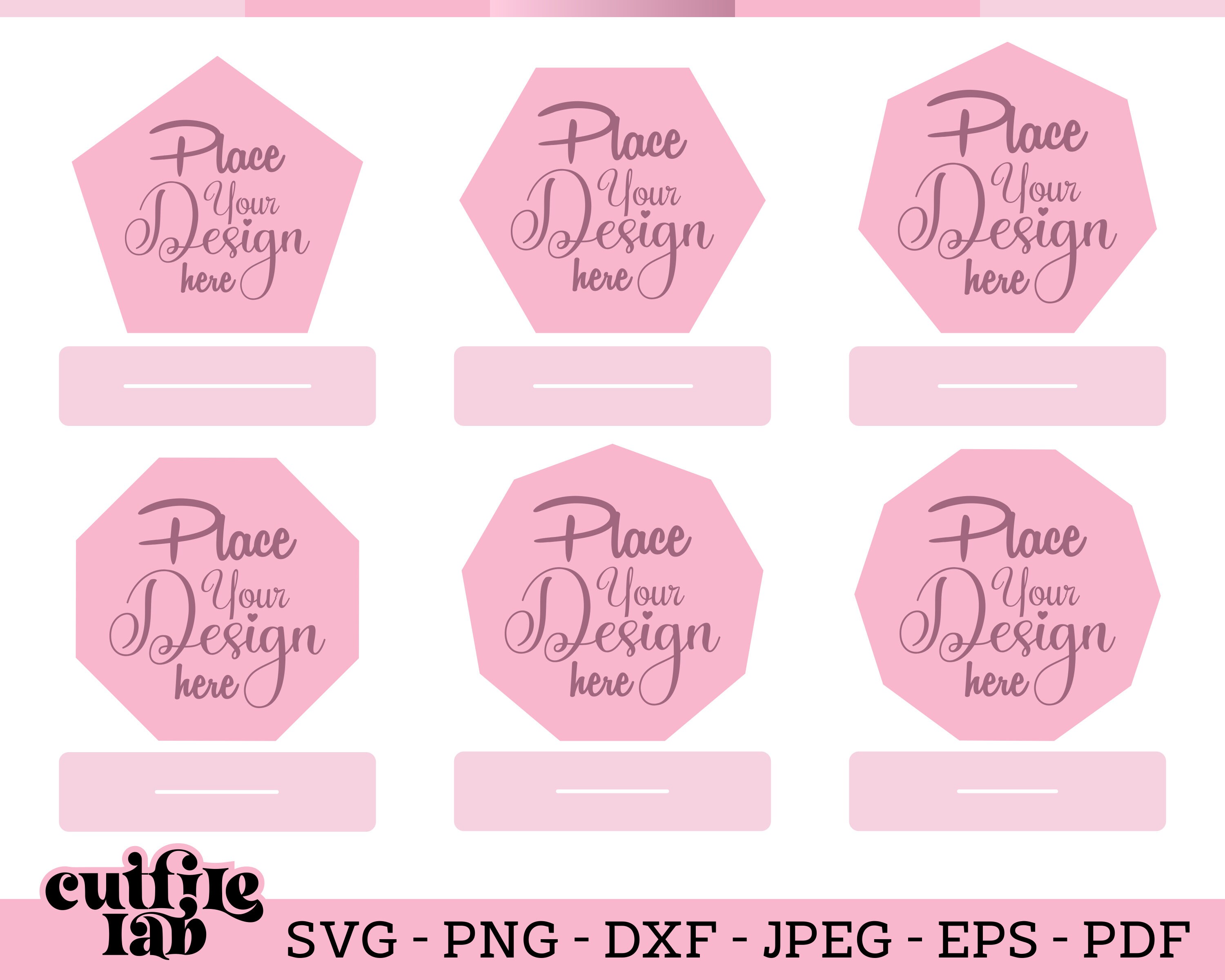 Hexagon Table Number Sign SVG, Glowforge SVG Template, Laser Cut File ...