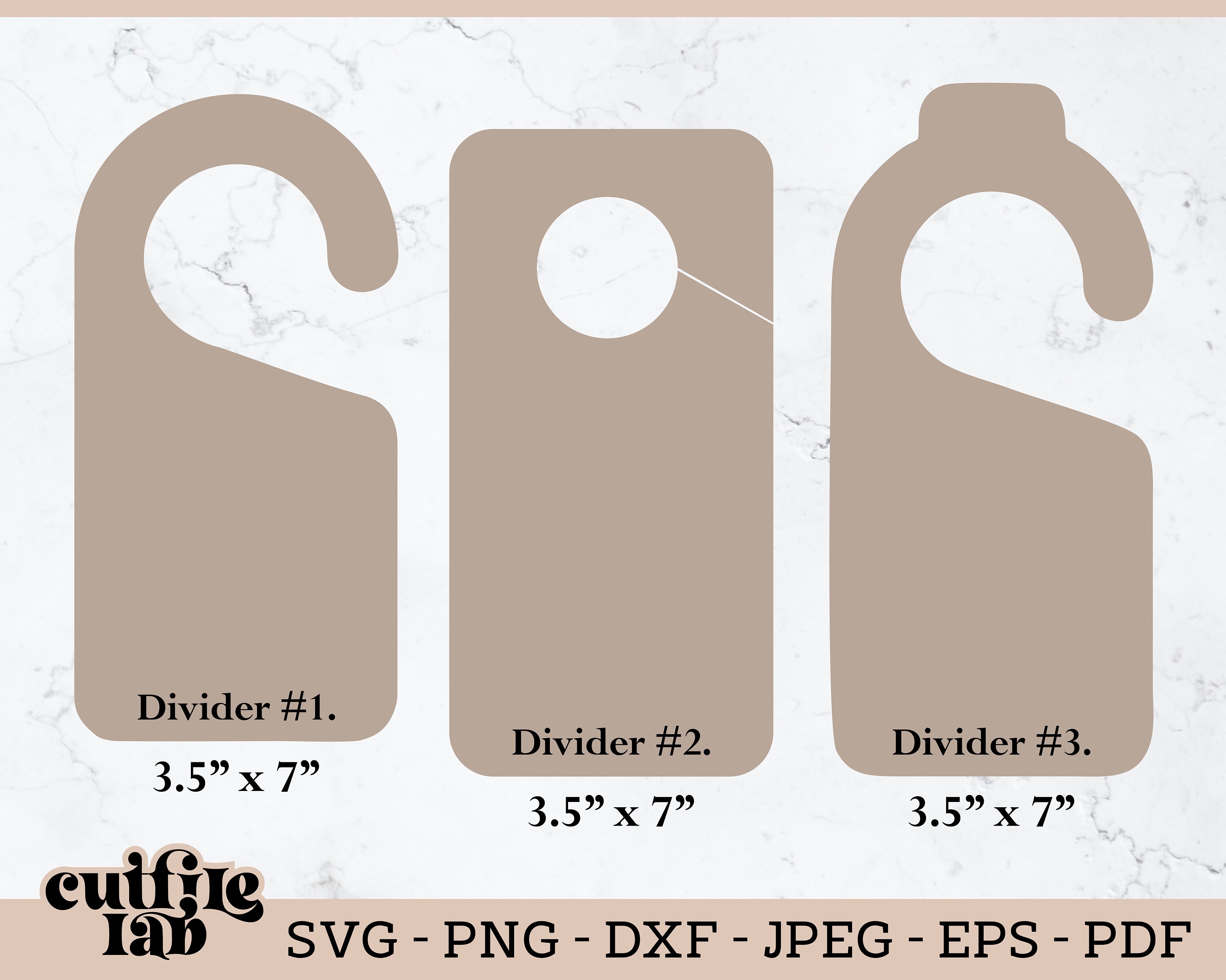 Closet Divider Template SVG, Baby Closet Organizer, Blank Nursery ...