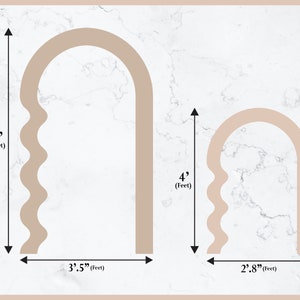 Squiggled Arch Templates, Birthday Arch, Event Arch, Wedding Arch ...