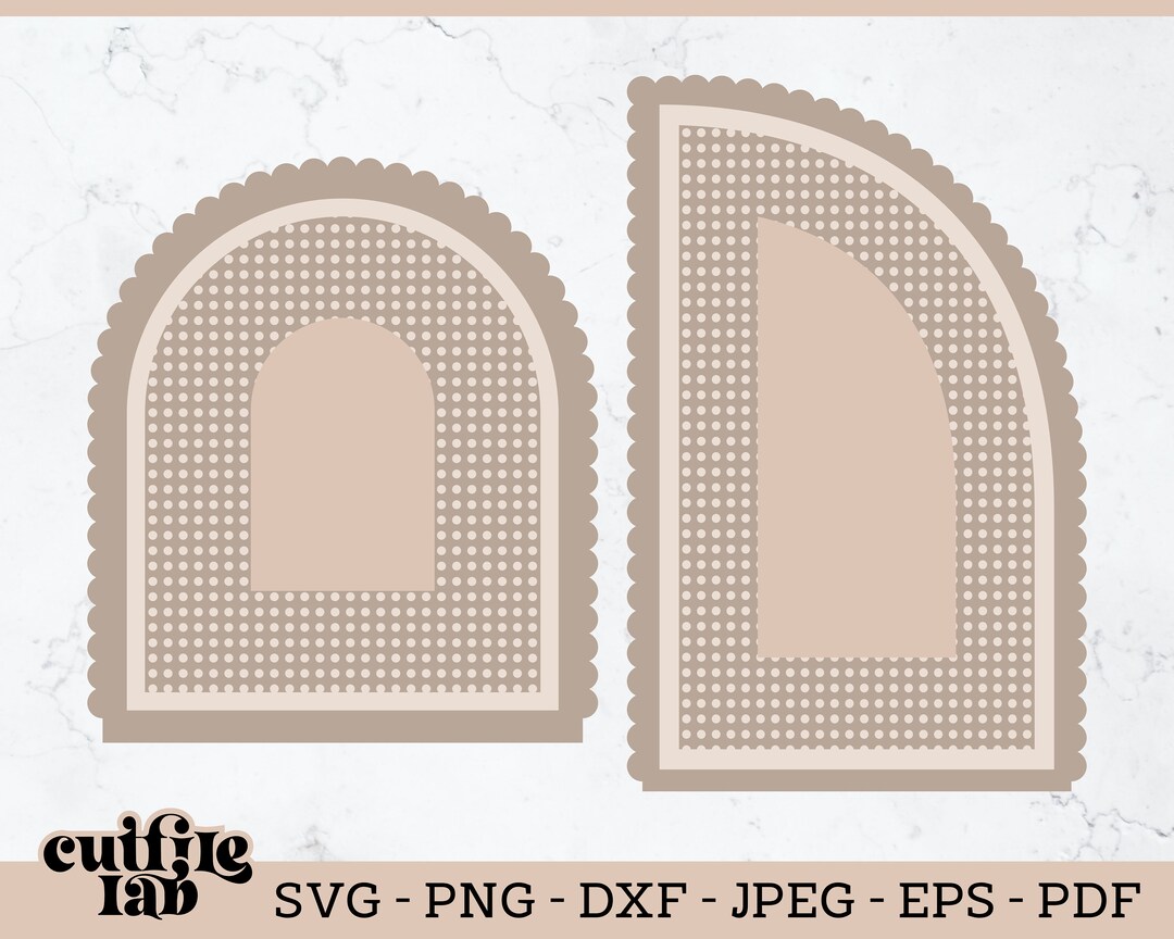 Stylish Arch Template Svg Designs, Three Different Layers Arch Svg ...
