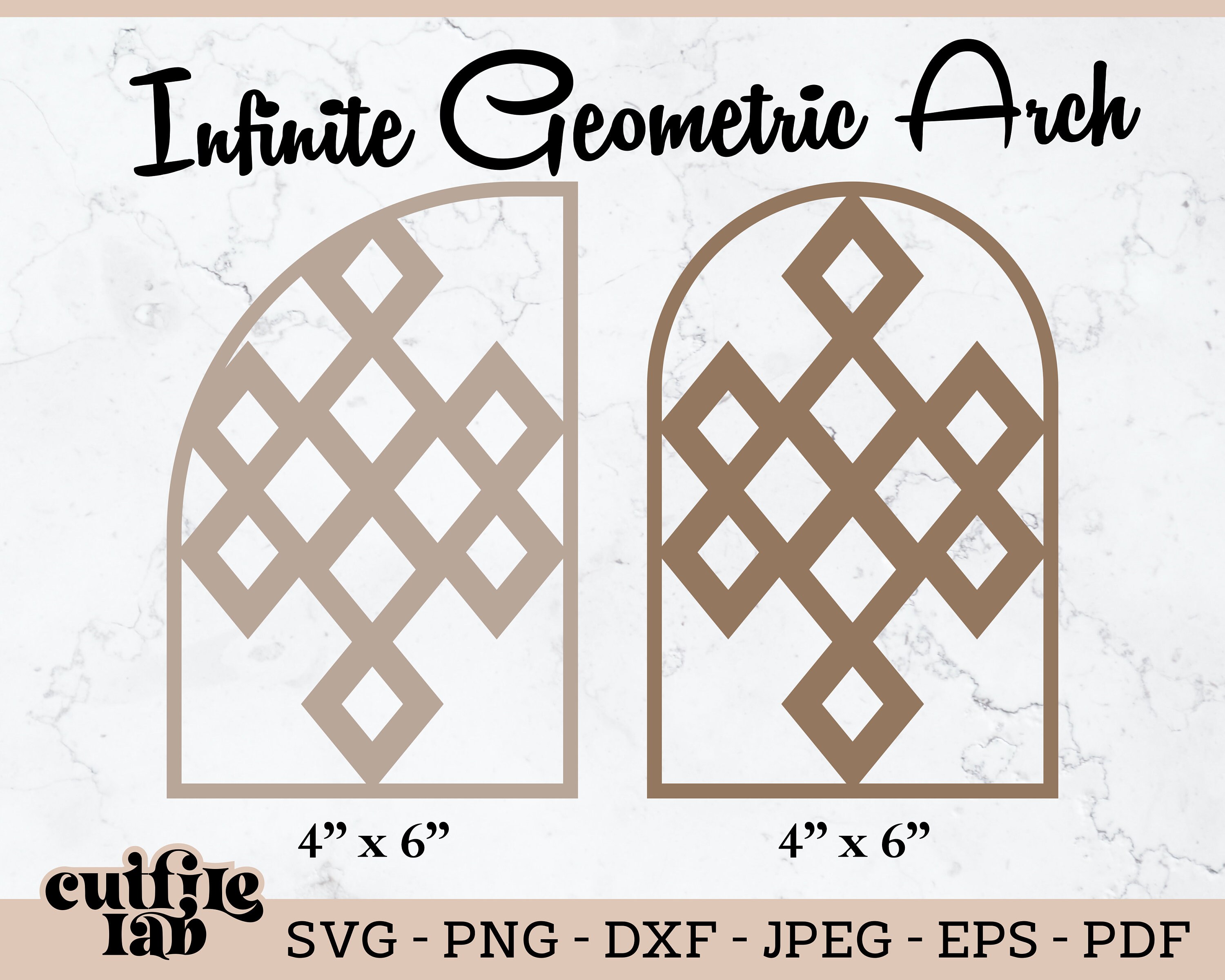 Infinite Geometric Arch Template SVG, Birthday Arch, Event Arch ...