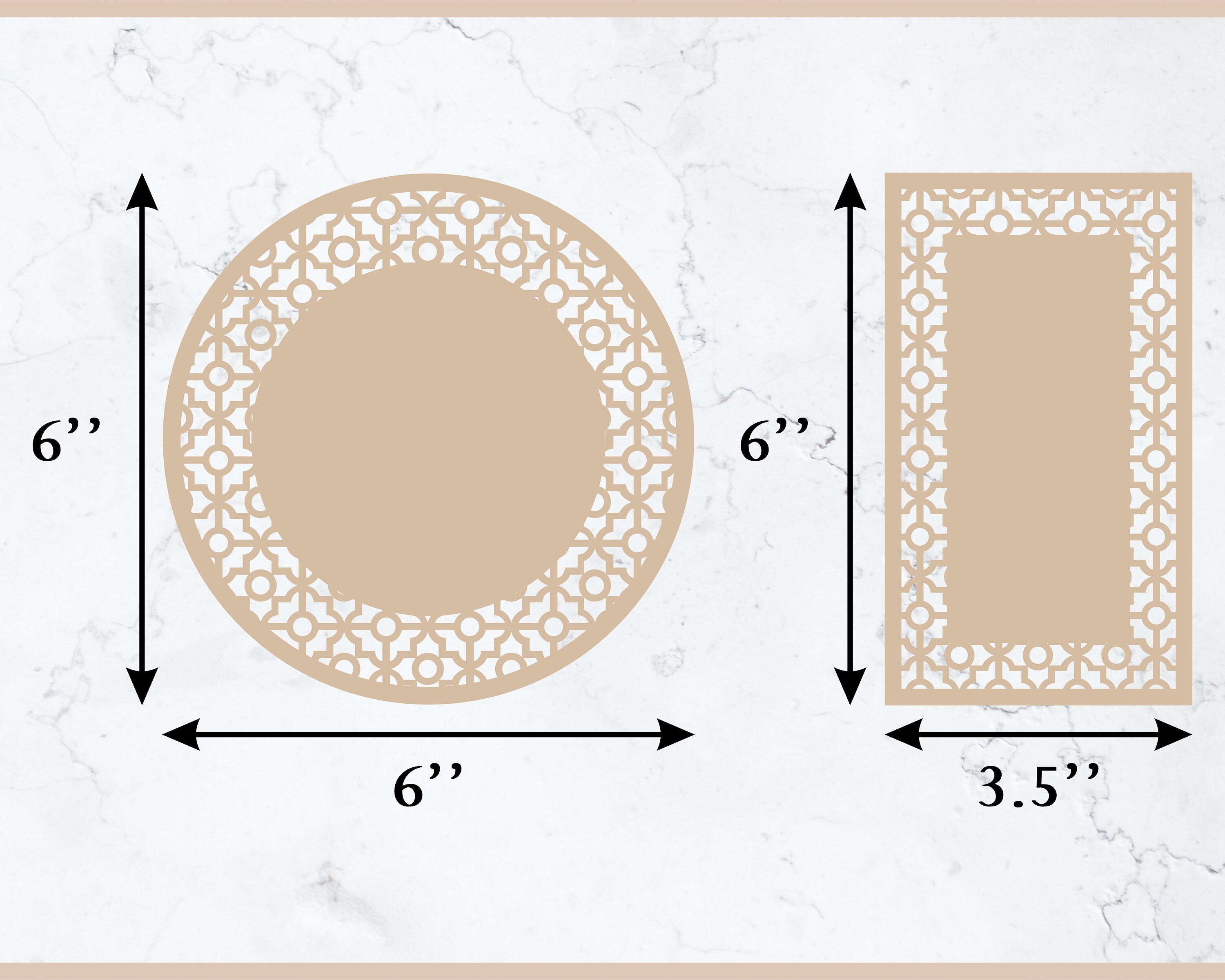 Rattan Cane SVG, Rattan Cane Arch Sign Backer, Cane Sign Backer Bundle ...