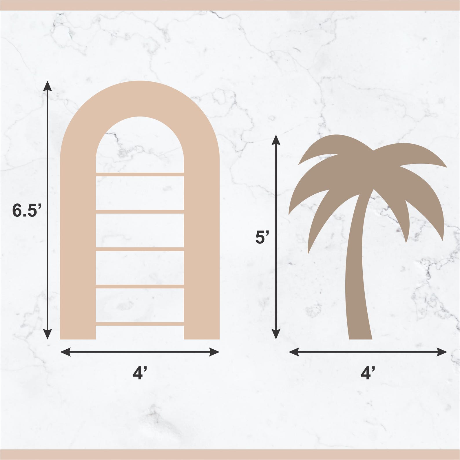 Tropical Birthday Backdrop Svg, Backdrop Template, Birthday Backdrop ...