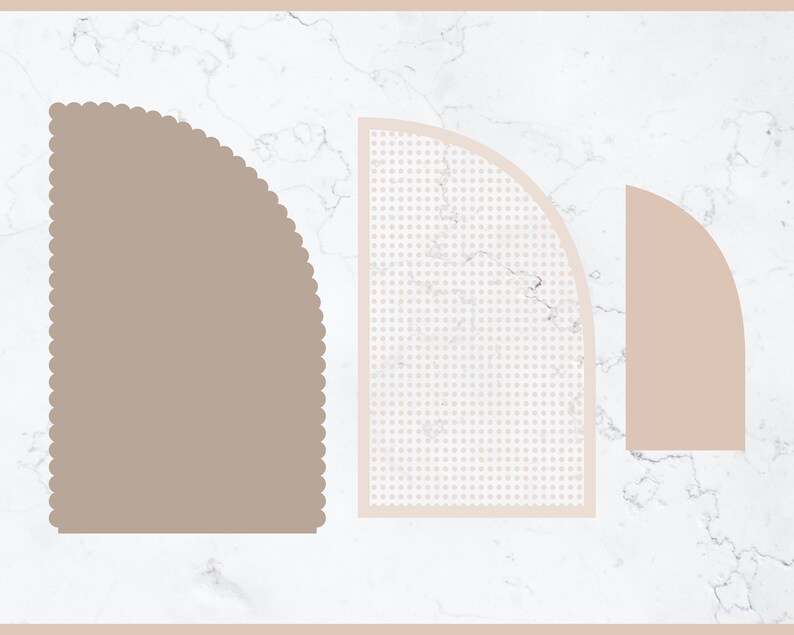 Stylish Arch Template Svg Designs, Three Different Layers Arch Svg ...