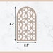 Cathedral Window SVG, Islamic Window SVG, Arch Design, Wooden Arch ...