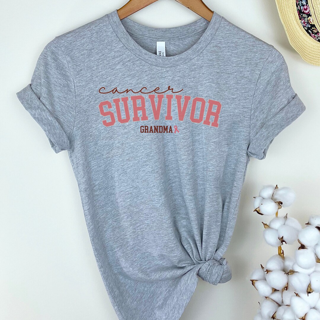 Custom Cancer Survivor T-shirt Gift for Wife Gift Mom Ribbon Shirt ...