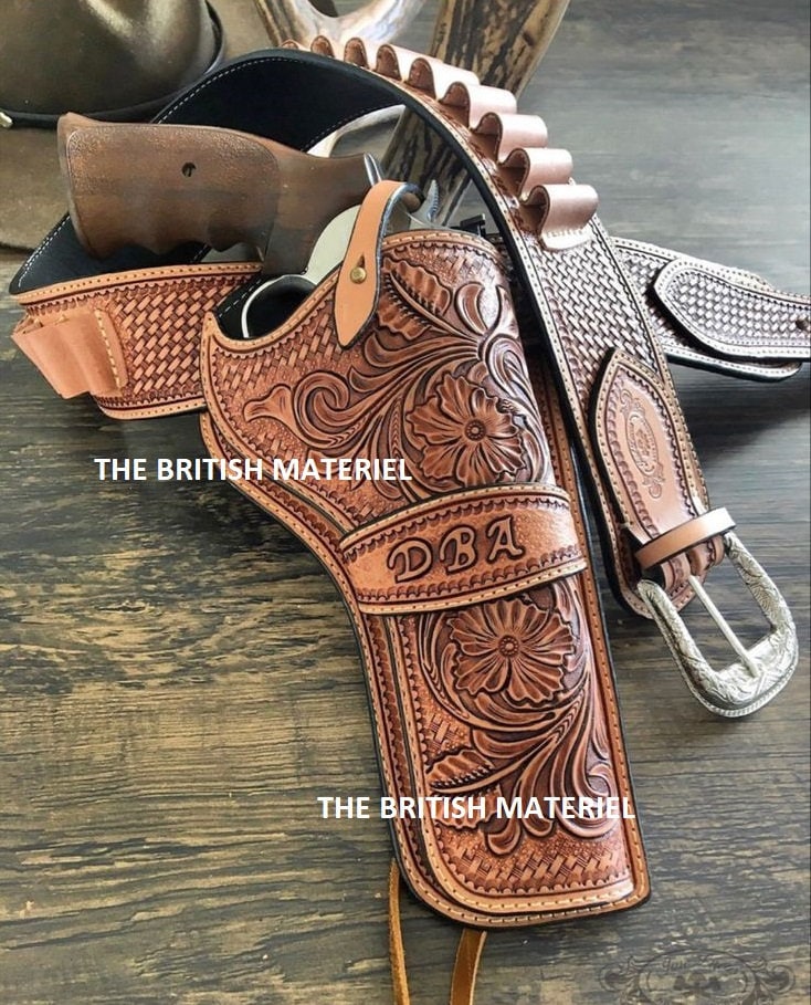 Handmade Leather 44 Magnum Ruger Redhawk Anaconda S&W 29 629 Western ...