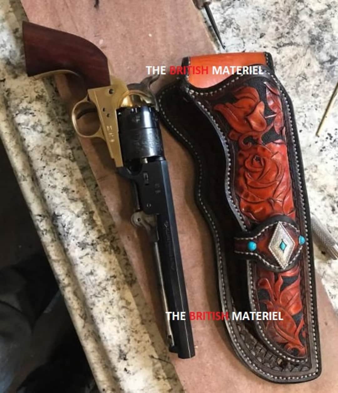 1851 Navy Cross Draw Holster - Etsy