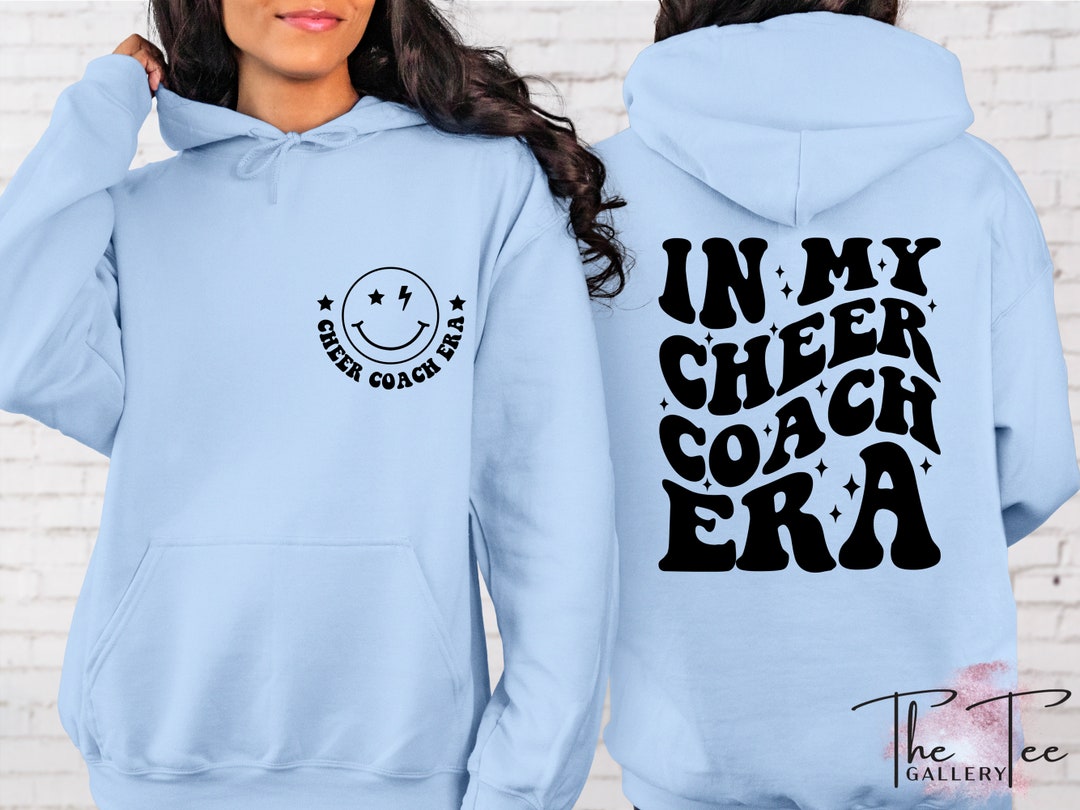 In My Cheer Coach Era Sweatshirt, Cheer Mom Era Hoodie, Mom Gift, Cheer ...