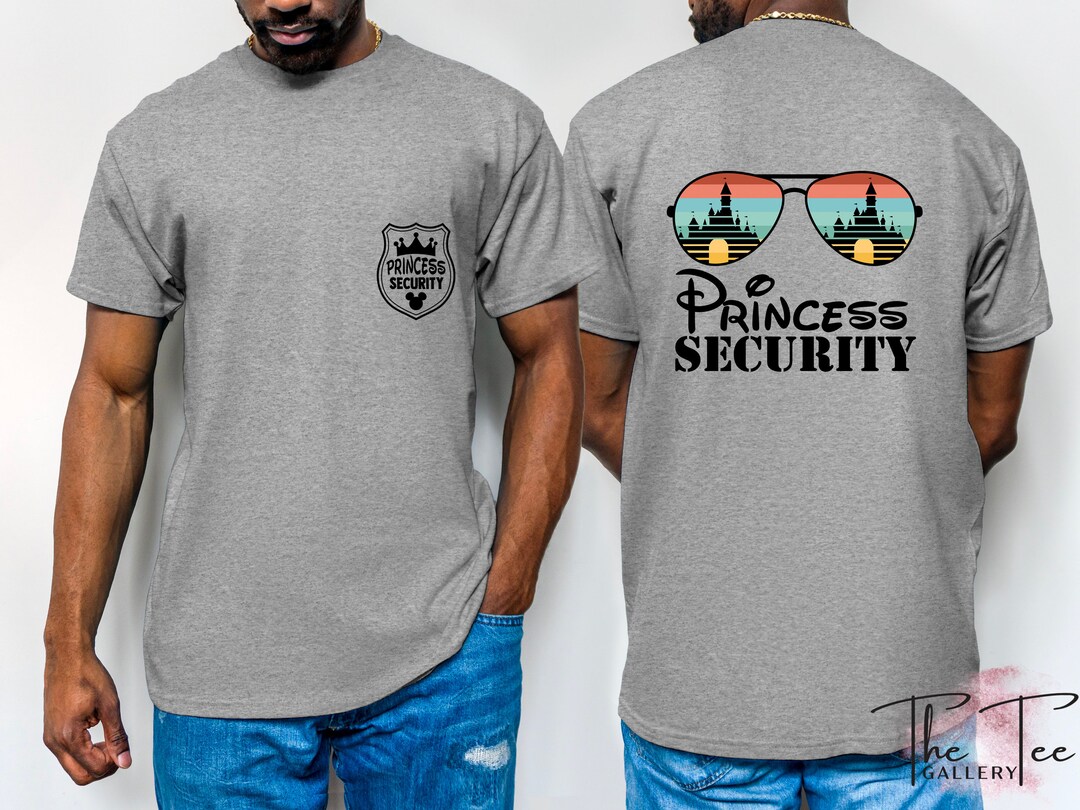 Disney Princess Security T-shirts, Daughter Gift to Dad - Etsy