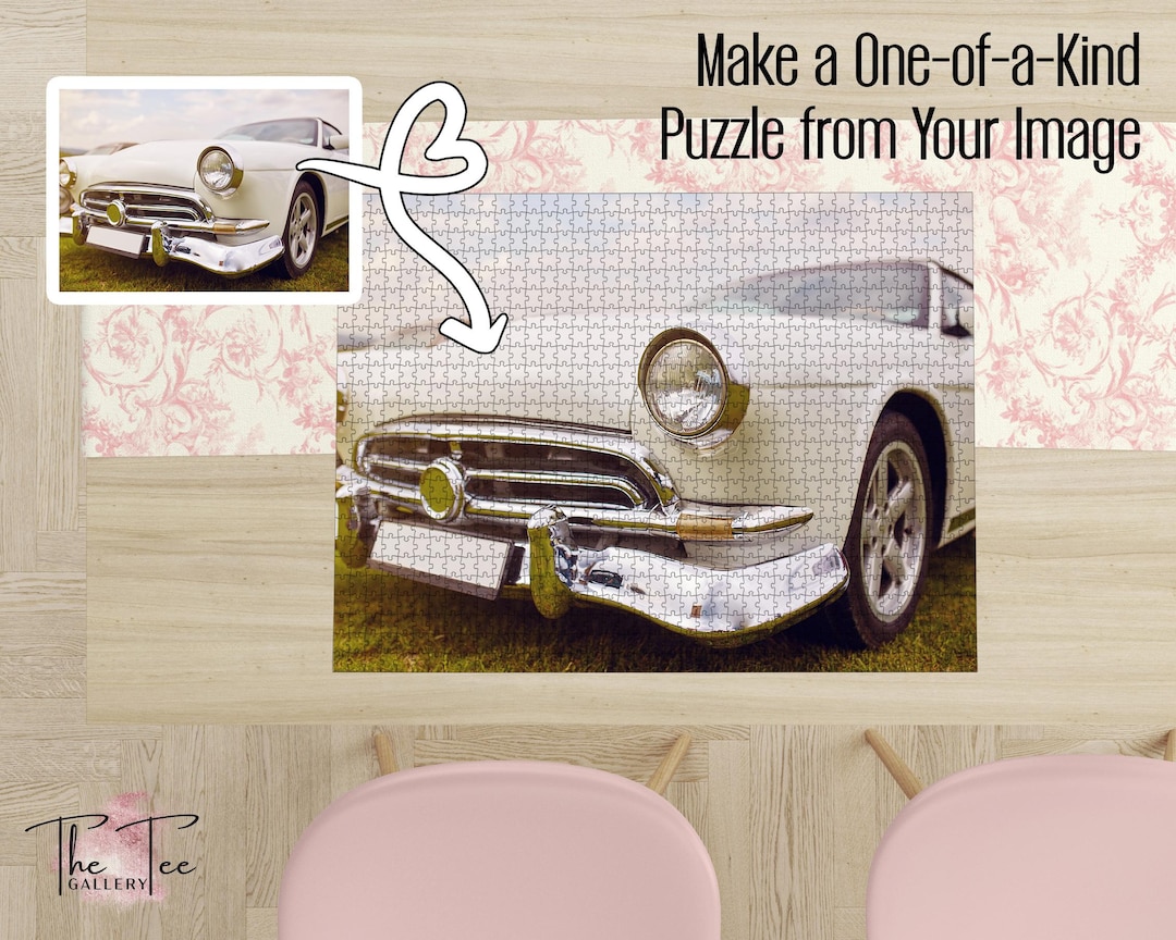 Custom Car Photo to Puzzle, Customized Jigsaw Puzzle for Car Lovers ...