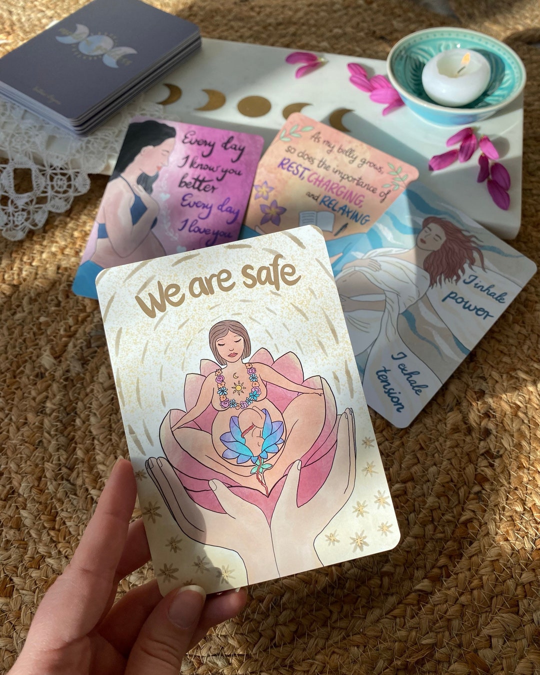 Birth Affirmation Cards | Pregnancy, Hypnobirthing, Positive Birth ...