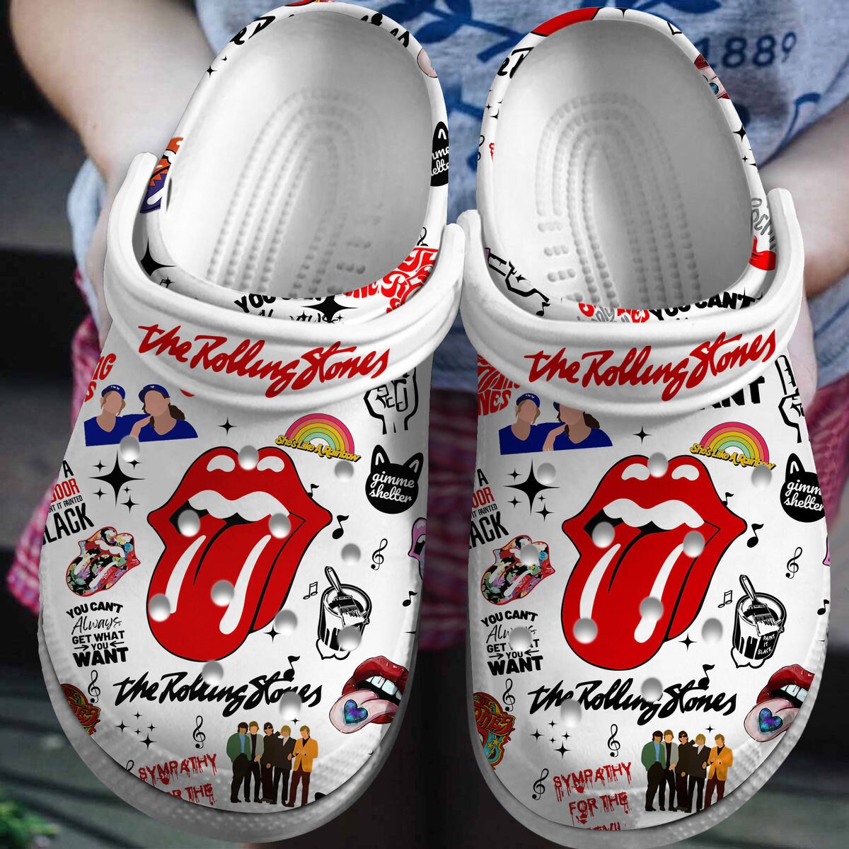 Personalized Rolling Stones Shoes, the Rolling Shoes, Rolling Stones ...