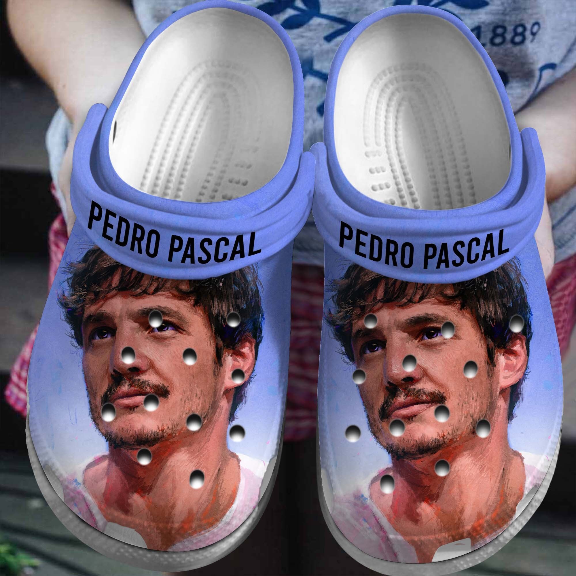Custom Name Pedro Pascal Slippers Pedro Pascal Shoes Pedro - Etsy