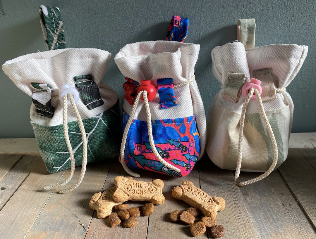 Dog Treat Pouch Treat Bag Handmade Treat Bag Pet Treat Bag Treat Pouch ...