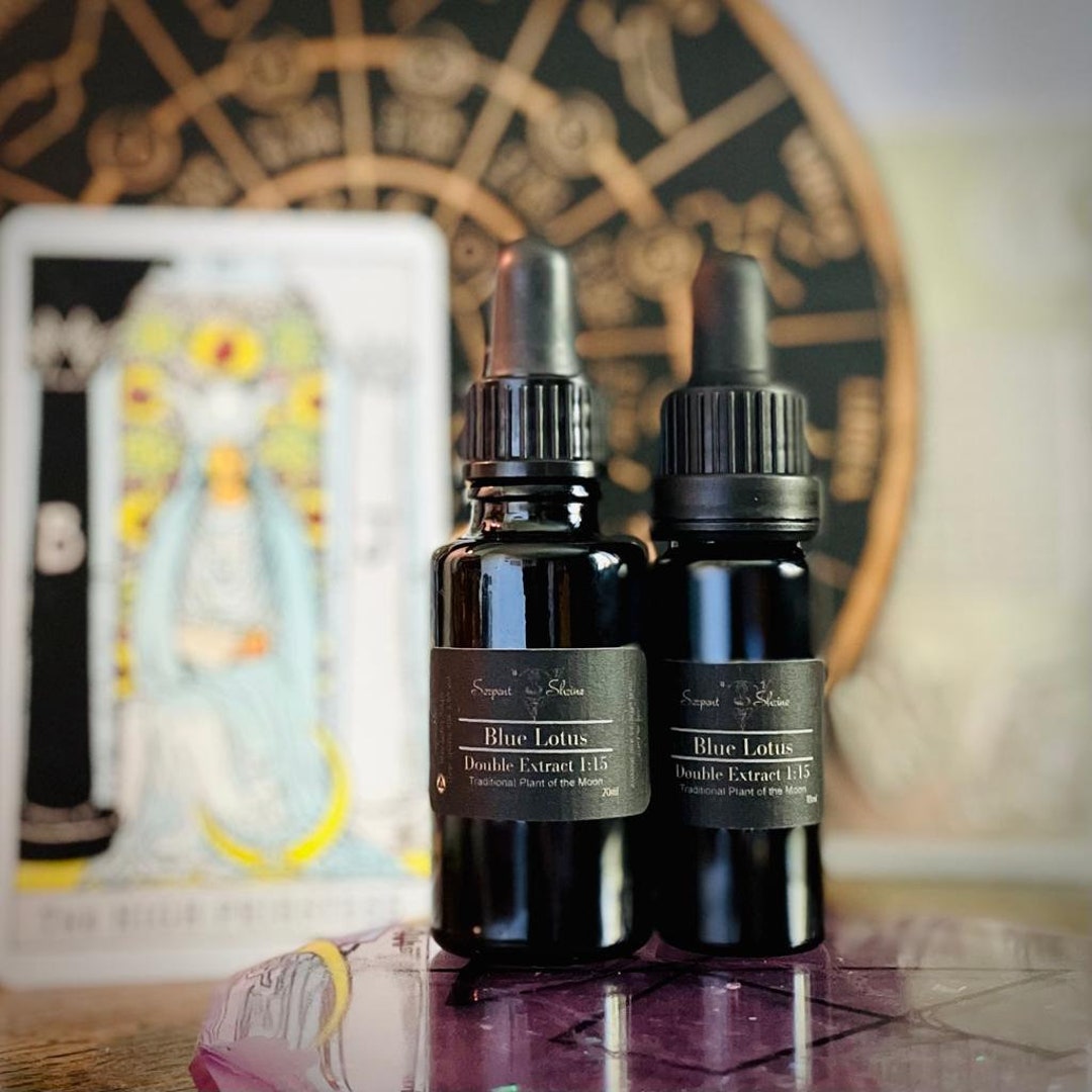 Blauer Lotus Doppelextrakt 15:1 Konzentration Meditation Schlaf ...