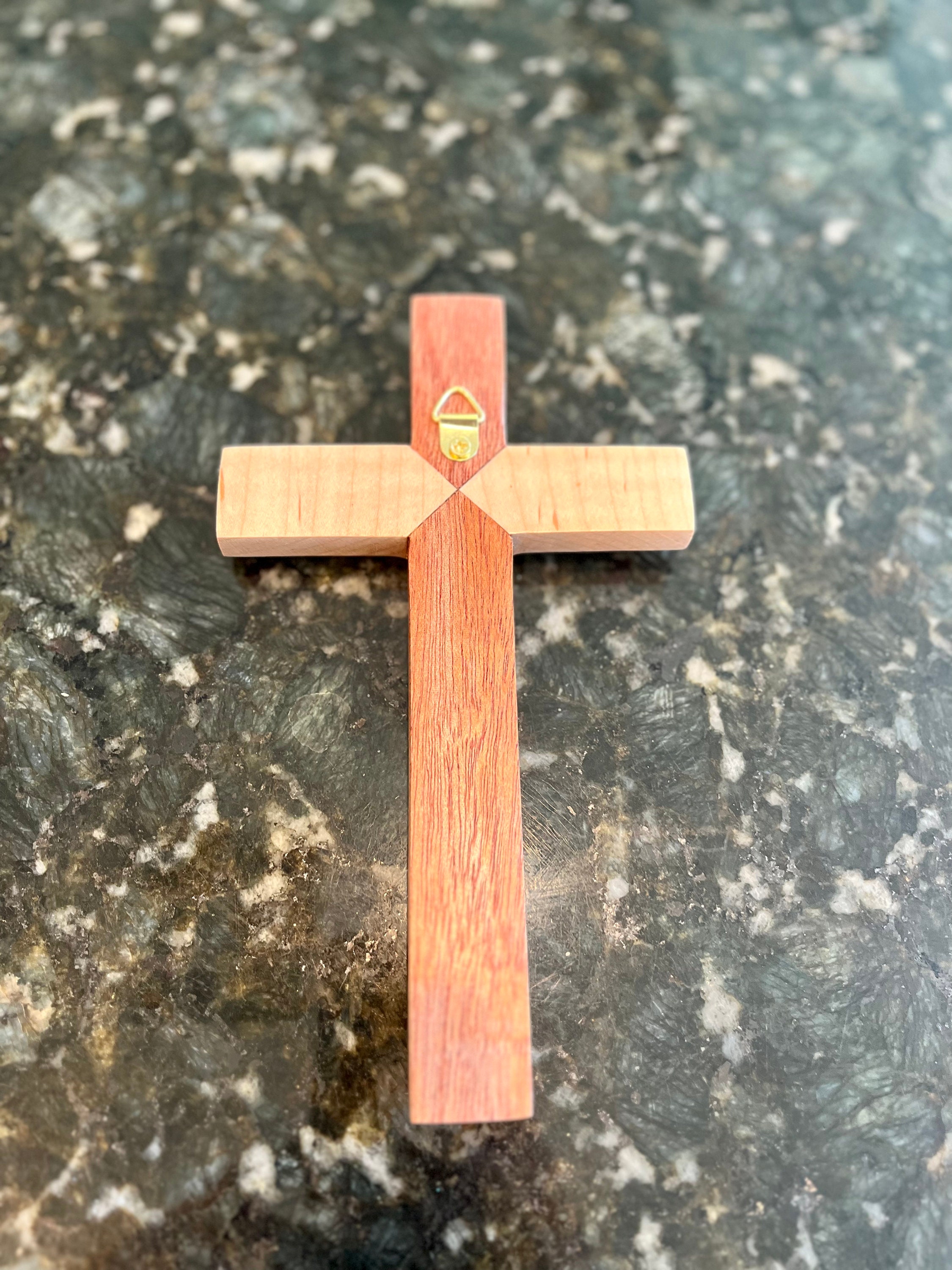 Wooden Cross/crucifix/maple Cross - Etsy
