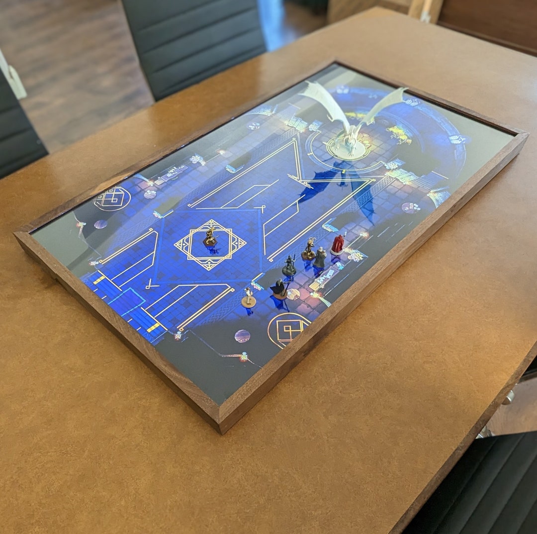 43 4K Dnd Table Top TV Ultra-thin, Handcrafted - Etsy