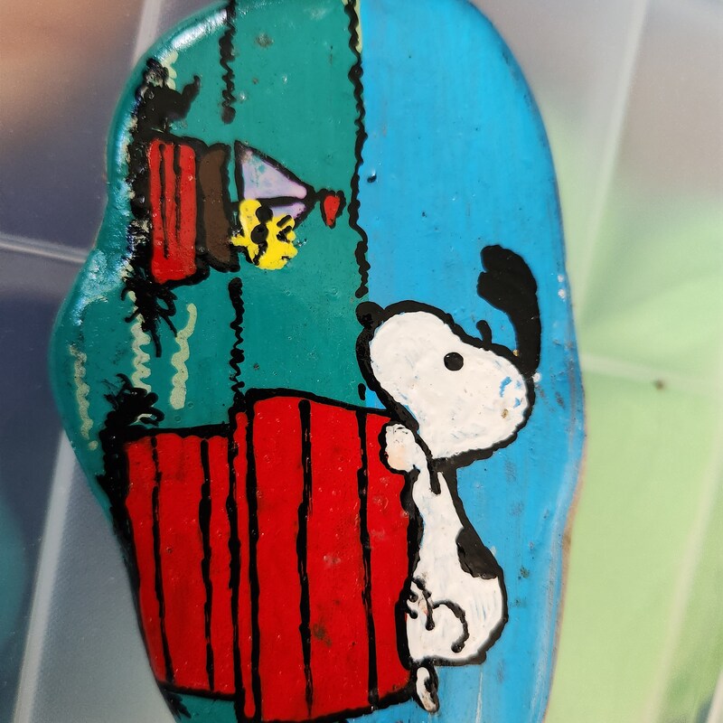 Snoopy Rocks - Etsy