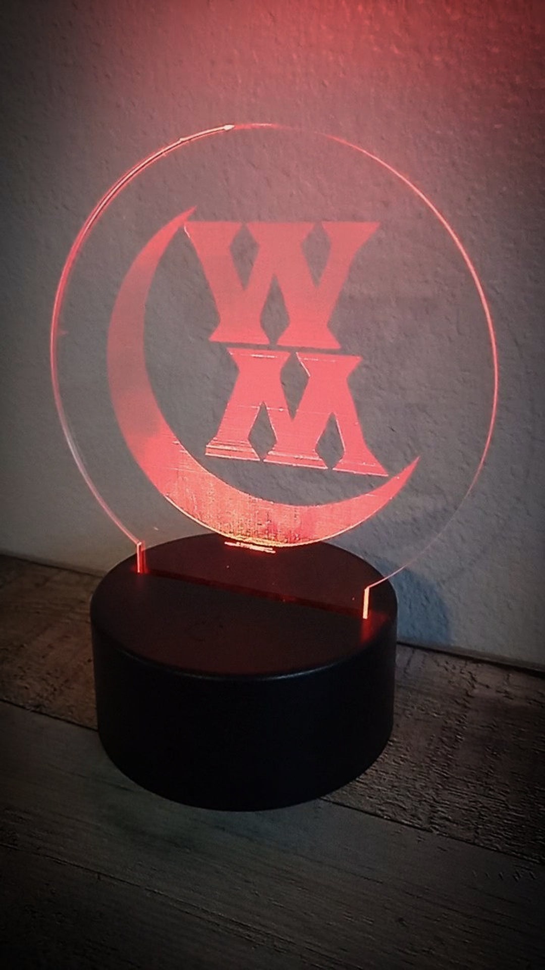 LED Light-up Display/sign, Stand With Plaque, Laser Engraved Custom ...