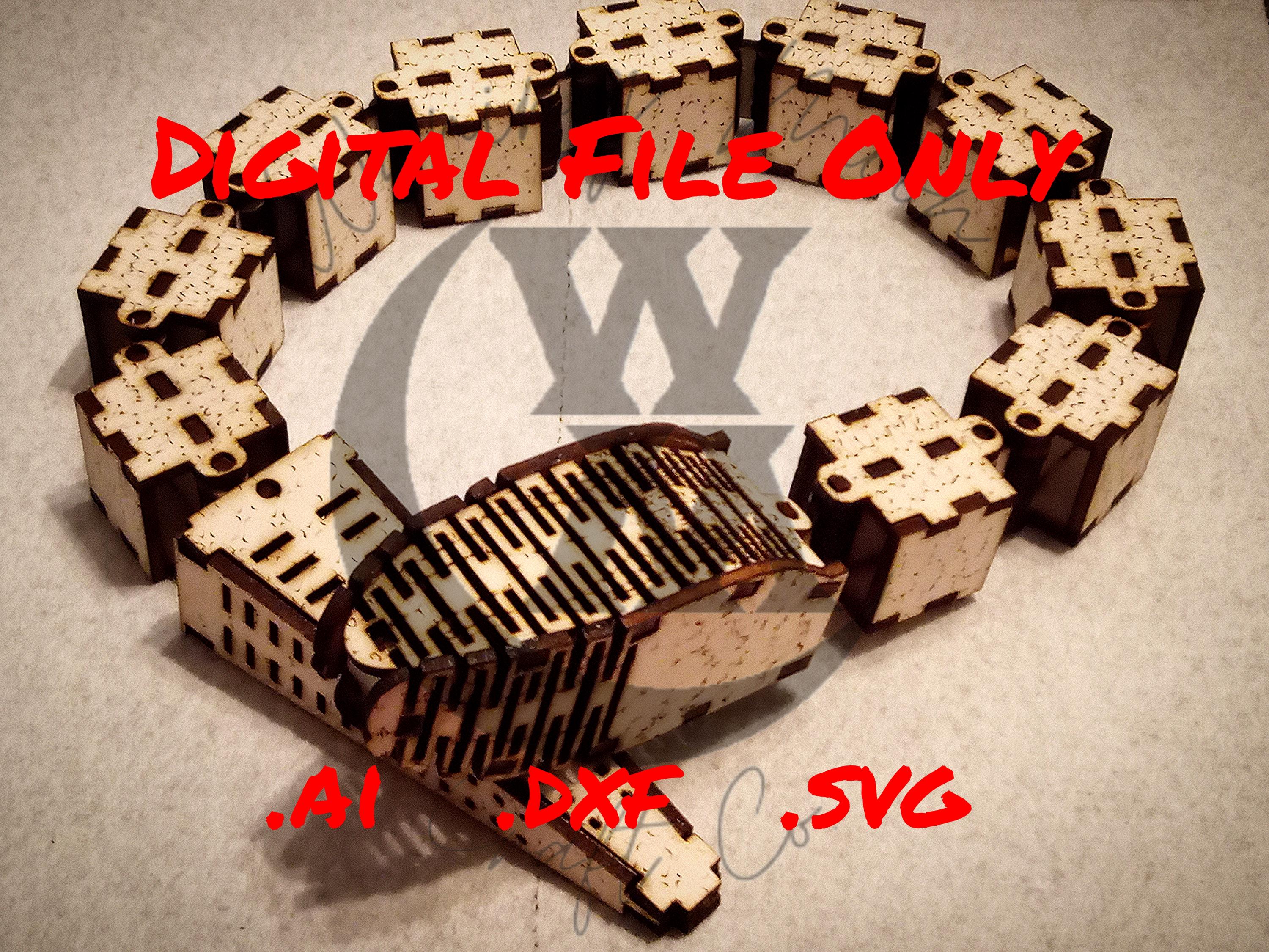 Wobble Snake Svg, Ai, Dxf download Only - Etsy