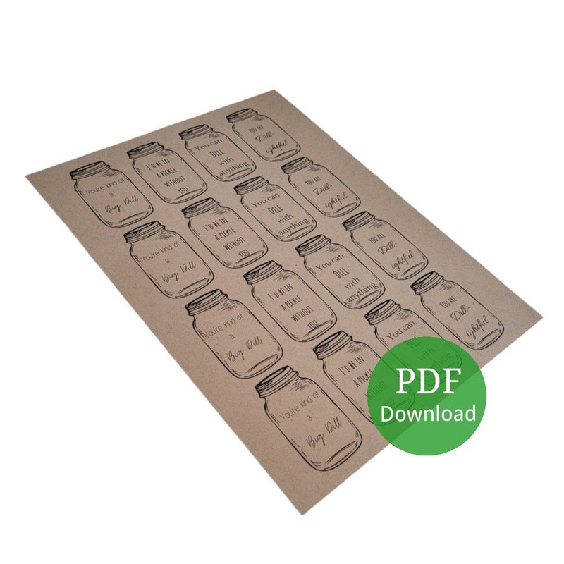 Pickle Labels - Etsy