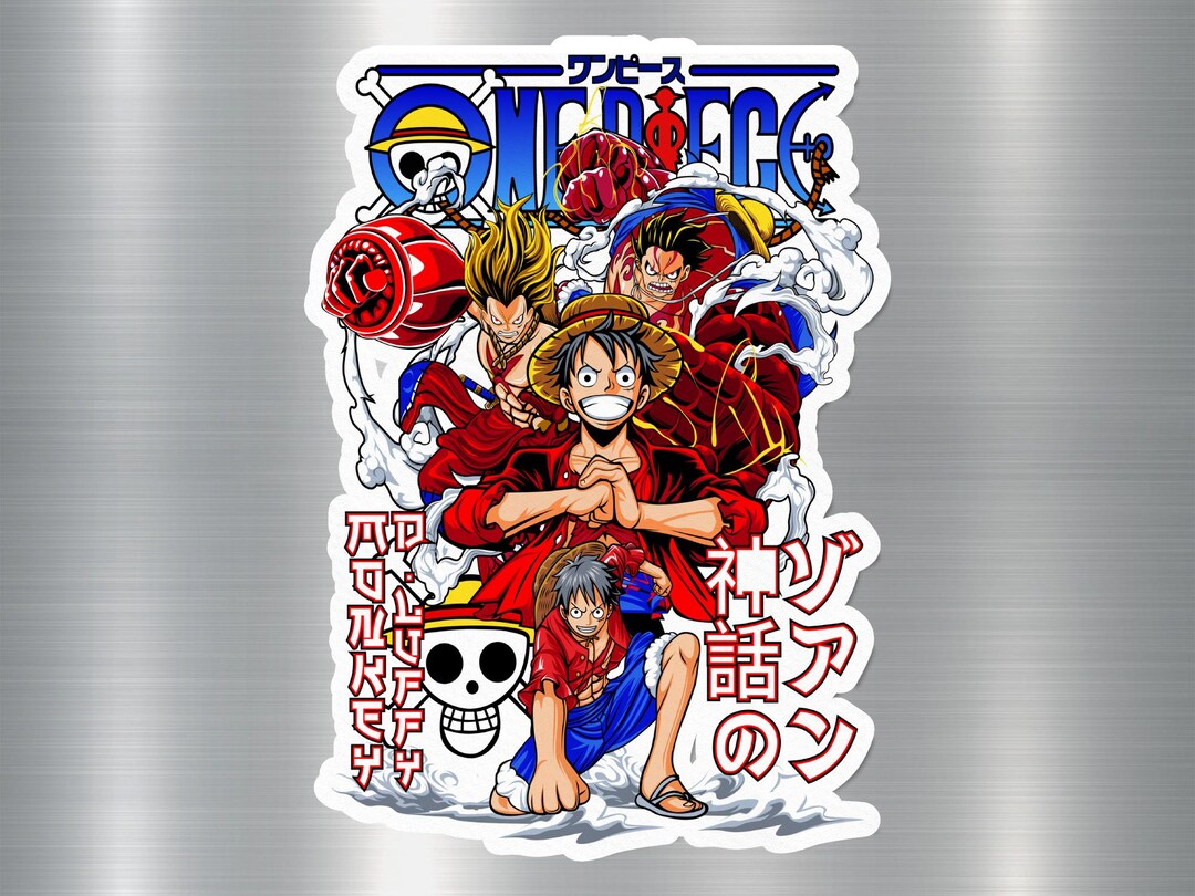 One Piece Anime Fridge Magnet: Luffy, Zoro, Sanji, Chopper - Etsy Australia