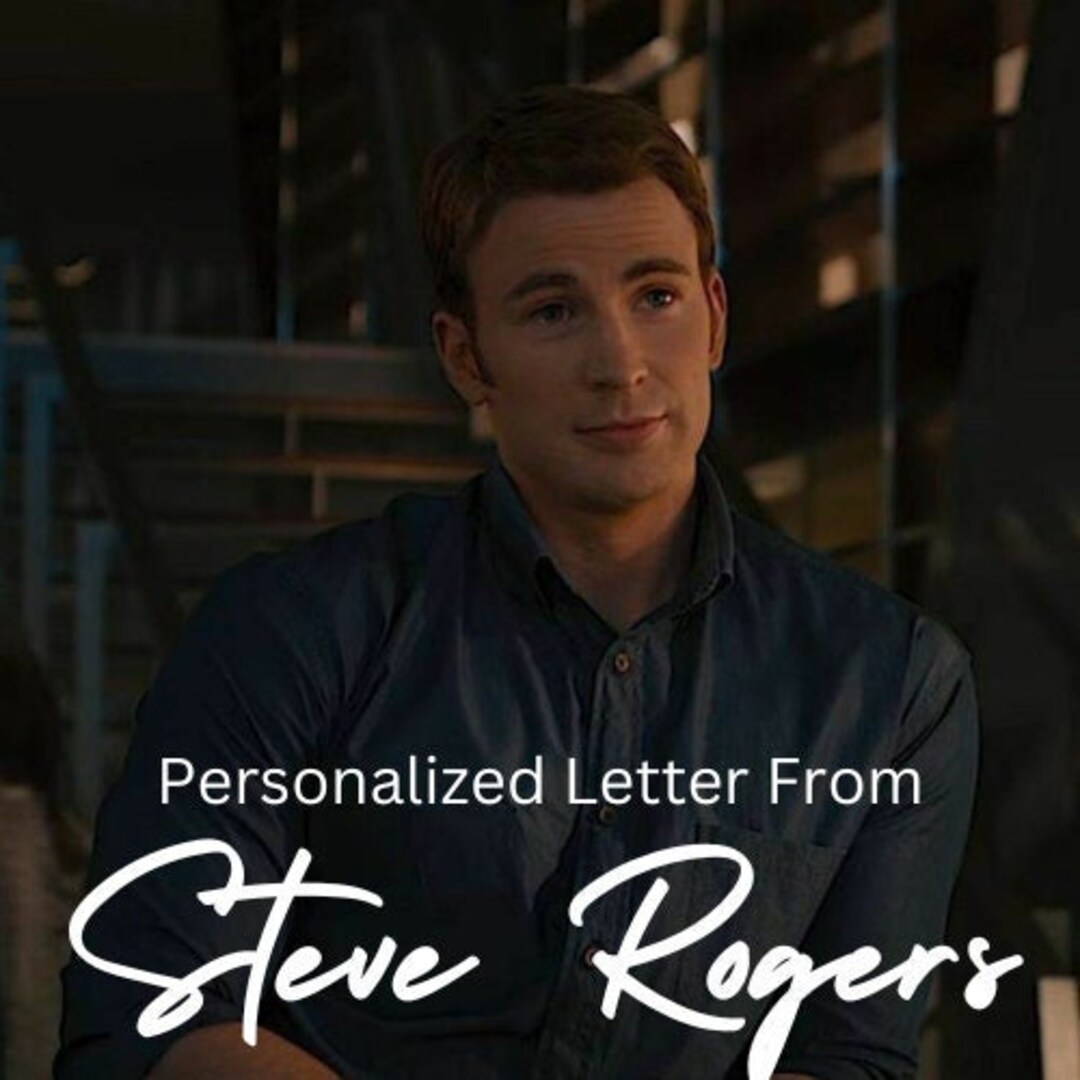 Personalized Letter From Steve Rogers - Etsy