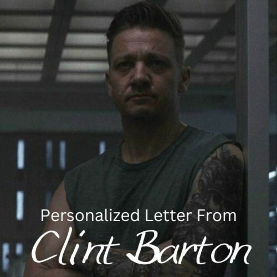 Personalized Letter From Clint Barton - Etsy