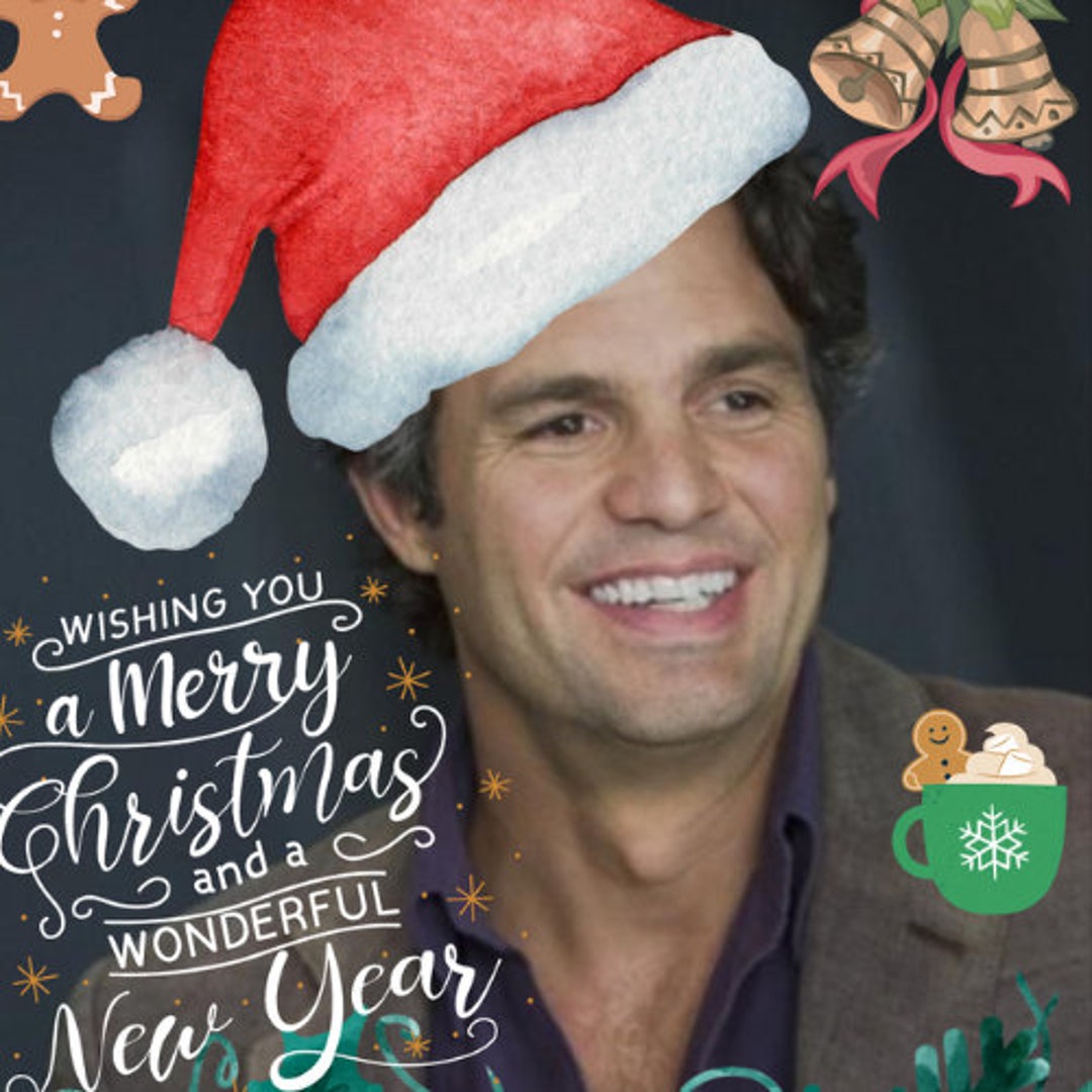Bruce Banner printable Christmas Card - Etsy
