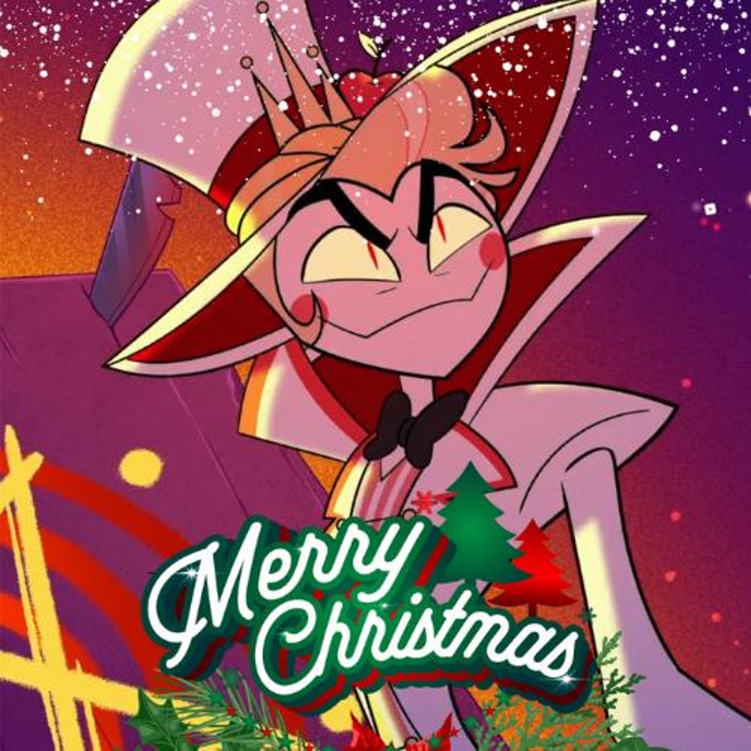 Lucifer printable Christmas Card - Etsy