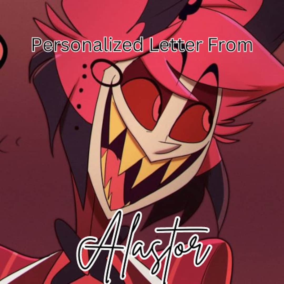 Personalized Letter From Alastor - Etsy