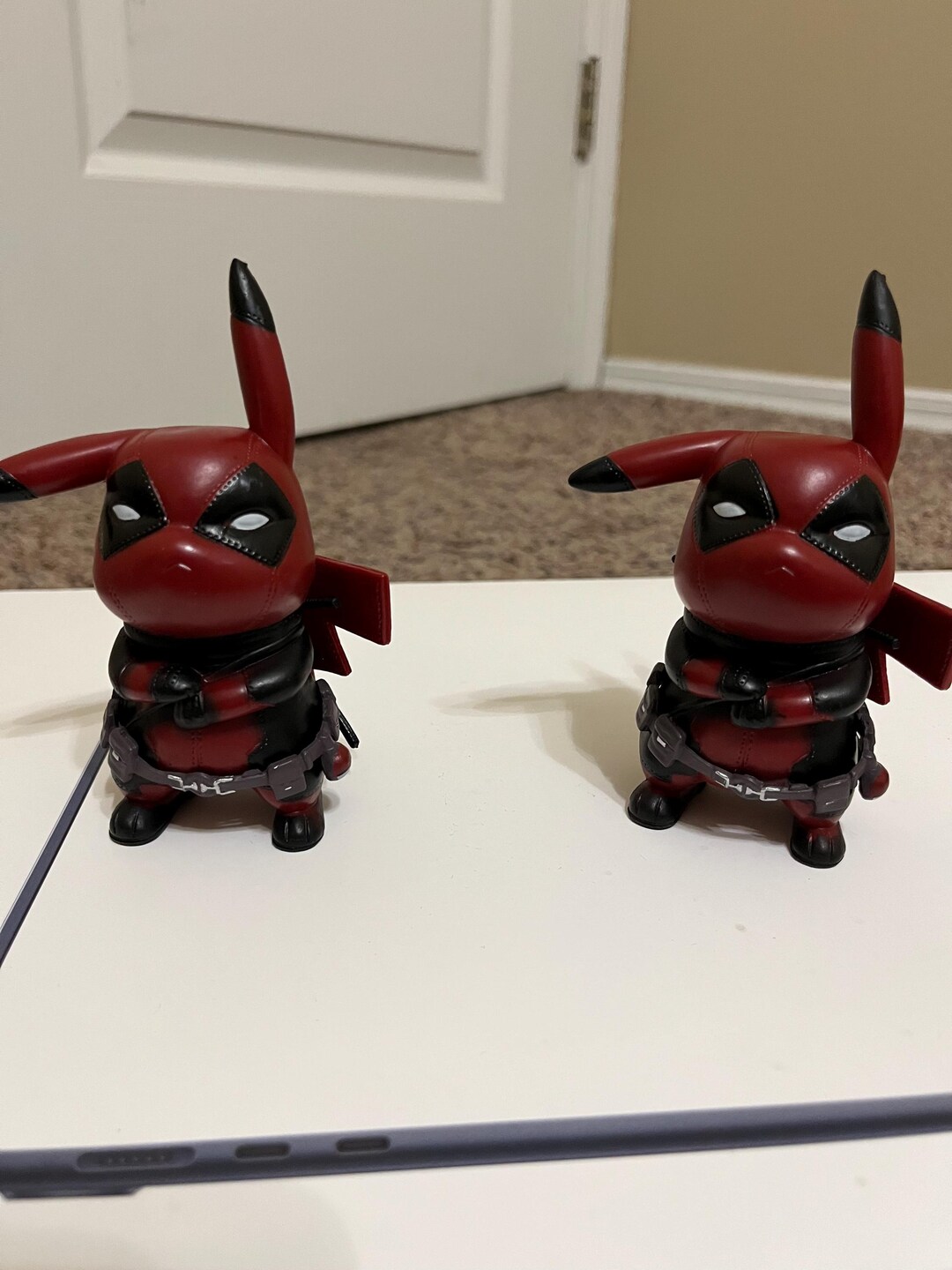 Pokemon Pikachu X Deadpool Collectible Figurines, Deadpool X Pikachu ...