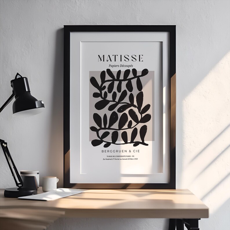 Henri Matisse Inspired Digital Print Matisse Poster, Digital Download ...