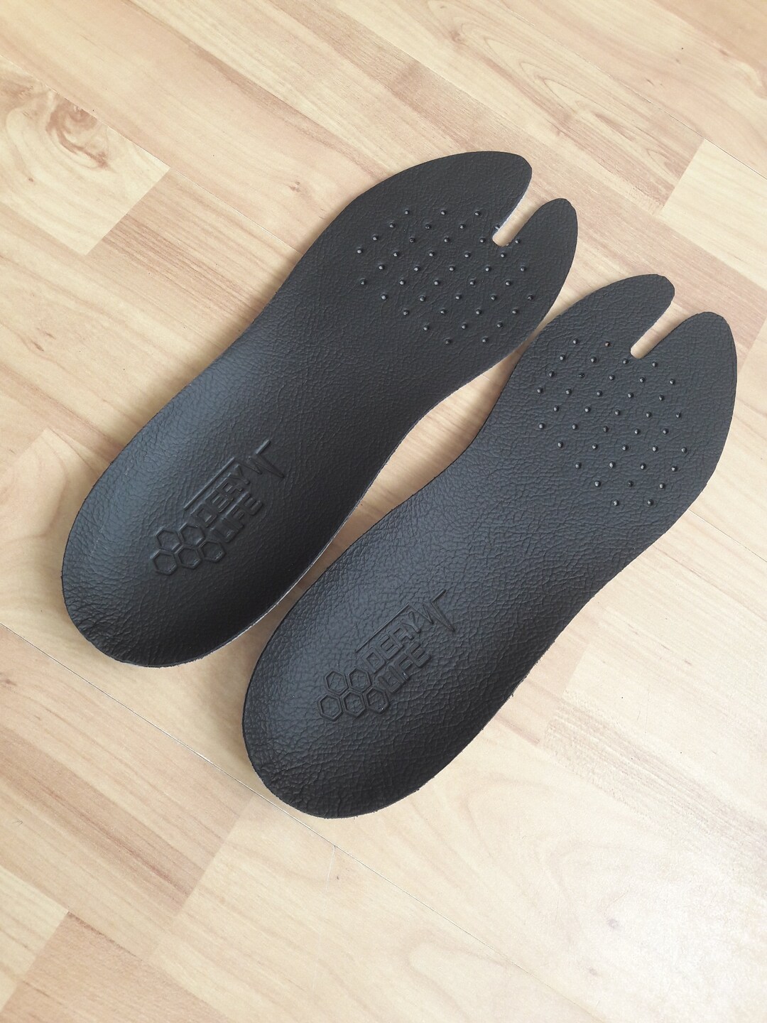 Tabi Leather Orthopedic Insoles for Indoor Split-toe Slippers, Jika ...