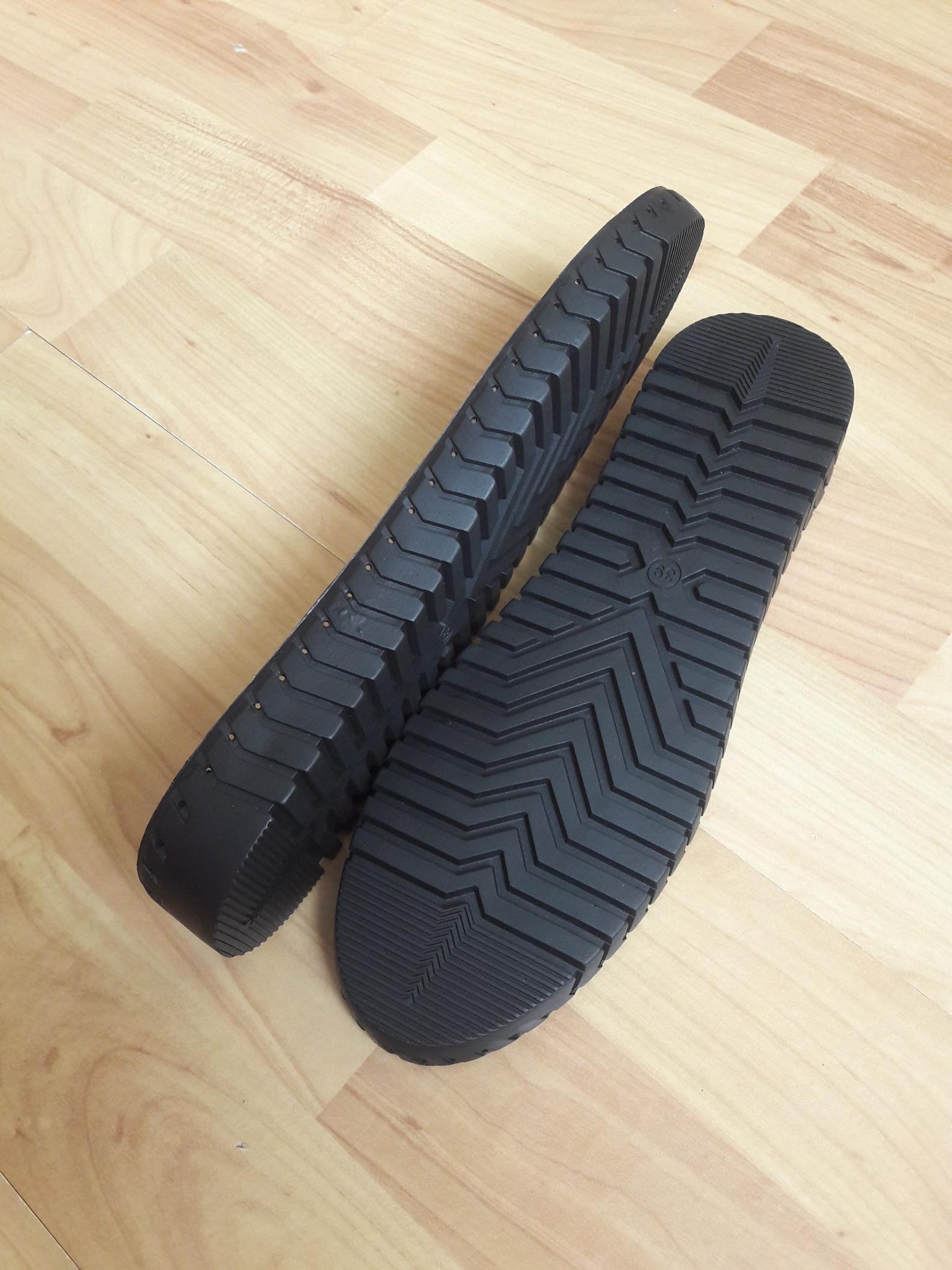 DIY Crochet Shoe Soles: Pre-punched Rubber, Optional Cellulose Insole ...