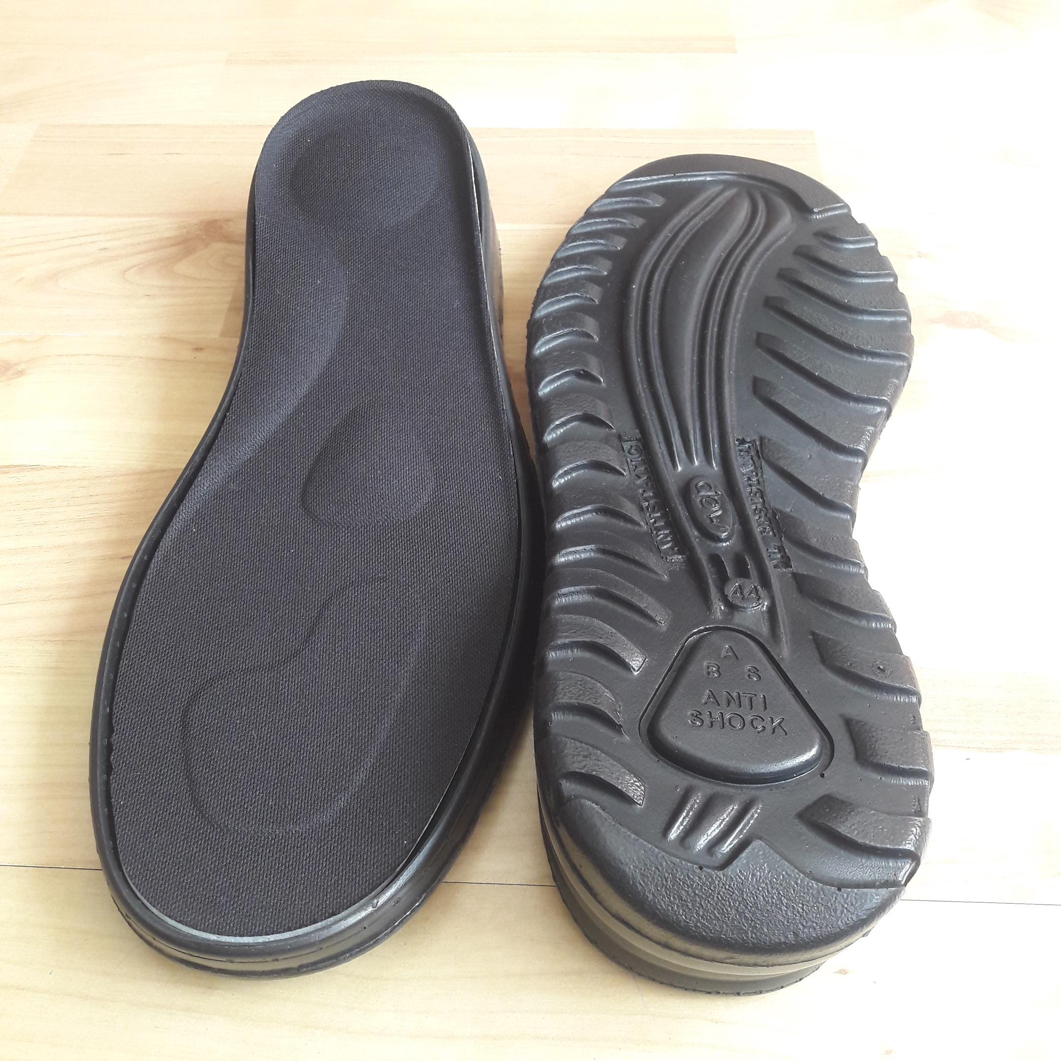 Rubber Shoe Soles With Free Orthopedic Insoles: DIY Shoe Making, EU 36 ...