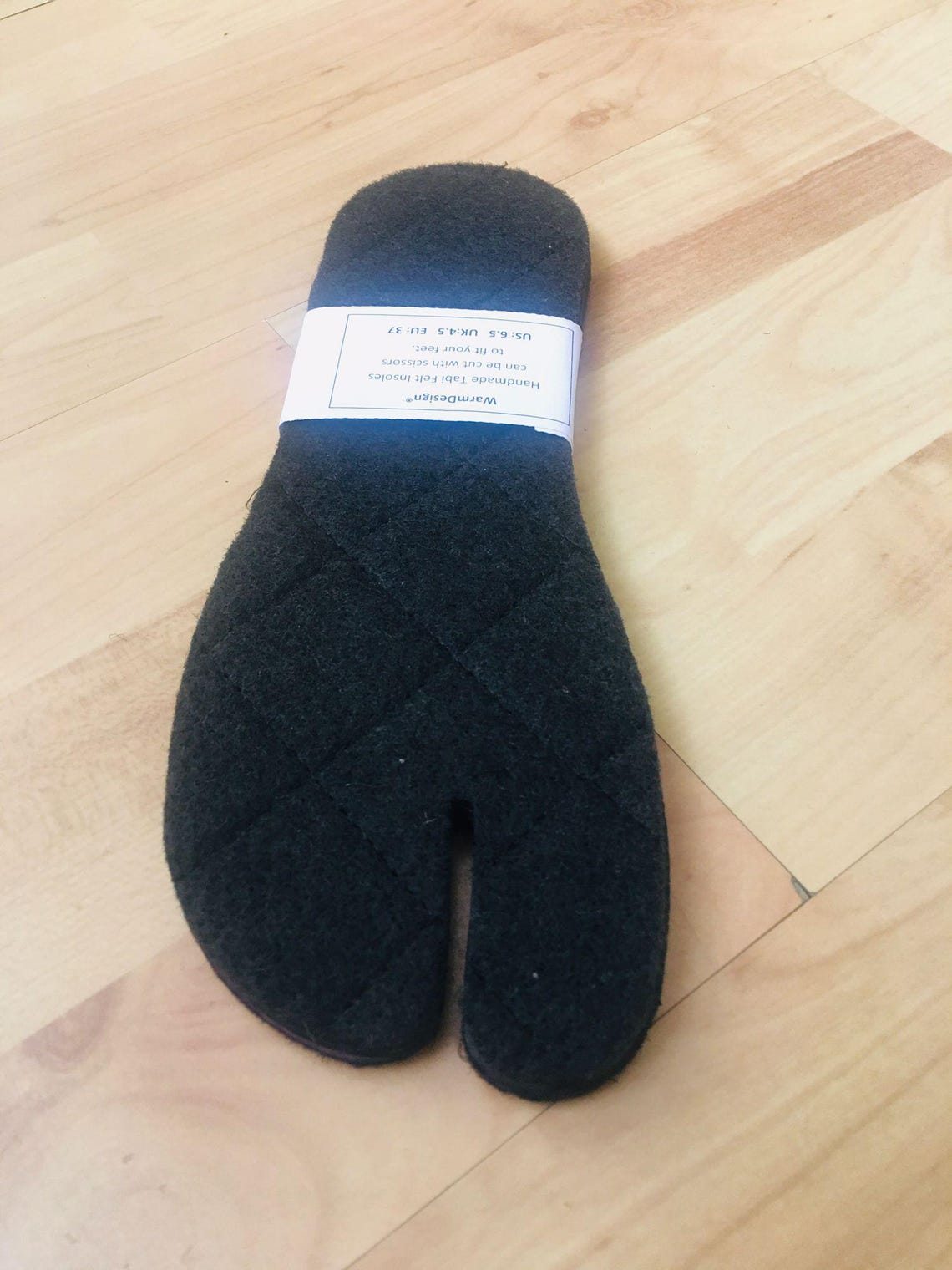 Felt Tabi Insoles: Split Toe Socks, Japanese Shoes - Etsy