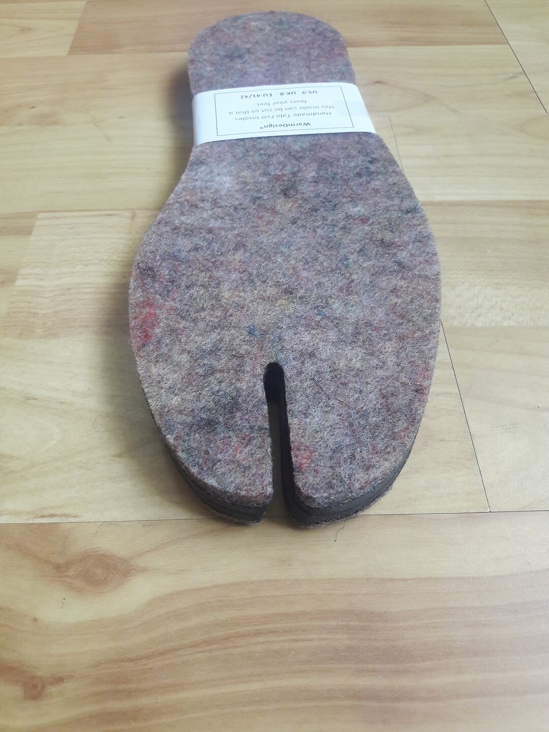 Tabi Split Toe Insoles for Jika Tabi Boots and Japanese Tabi Shoes ...