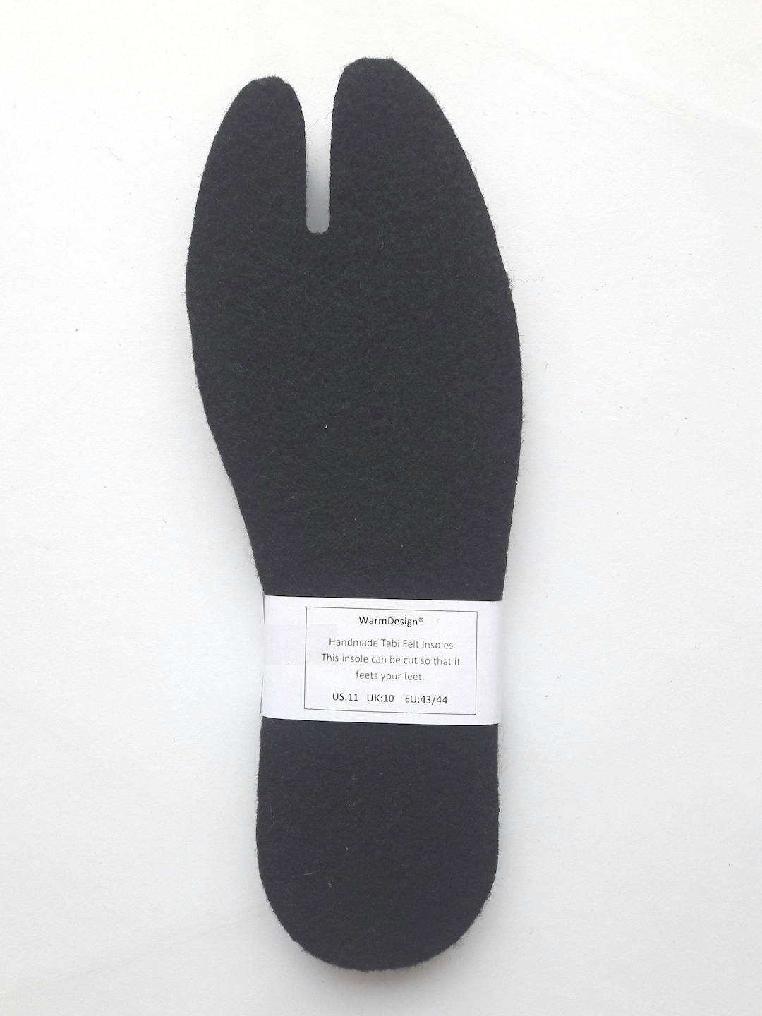 Tabi Split Toe Insoles for Jika Tabi Boots or Indoor Tabi Slippers - Japanese Gifts for Him or ...