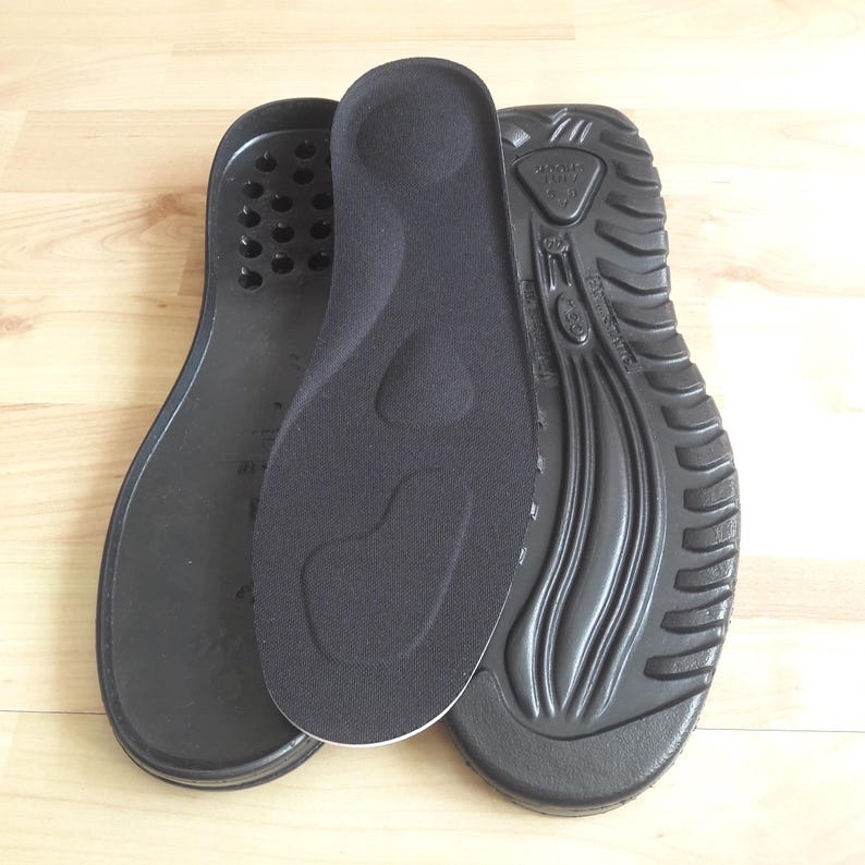 Rubber Shoe Soles With Free Orthopedic Insoles: DIY Shoe Making, EU 36 ...