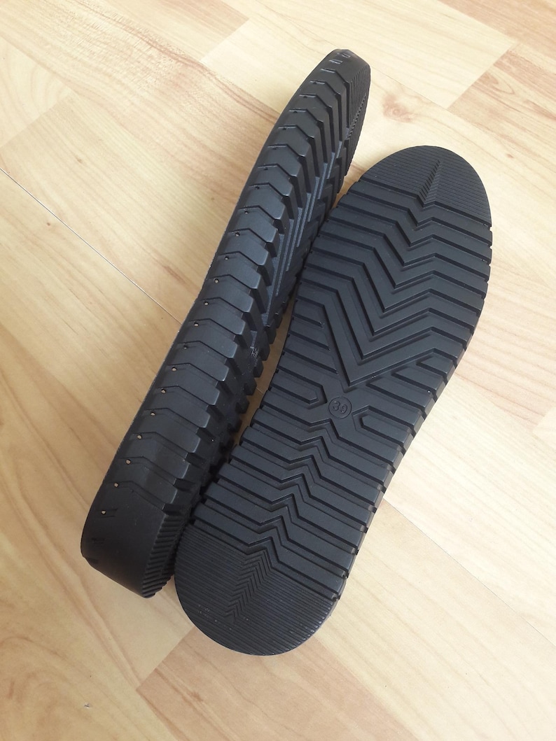 Perforated Rubber Soles With Insoles for Crochet Shoes, DIY Shoe Sole ...