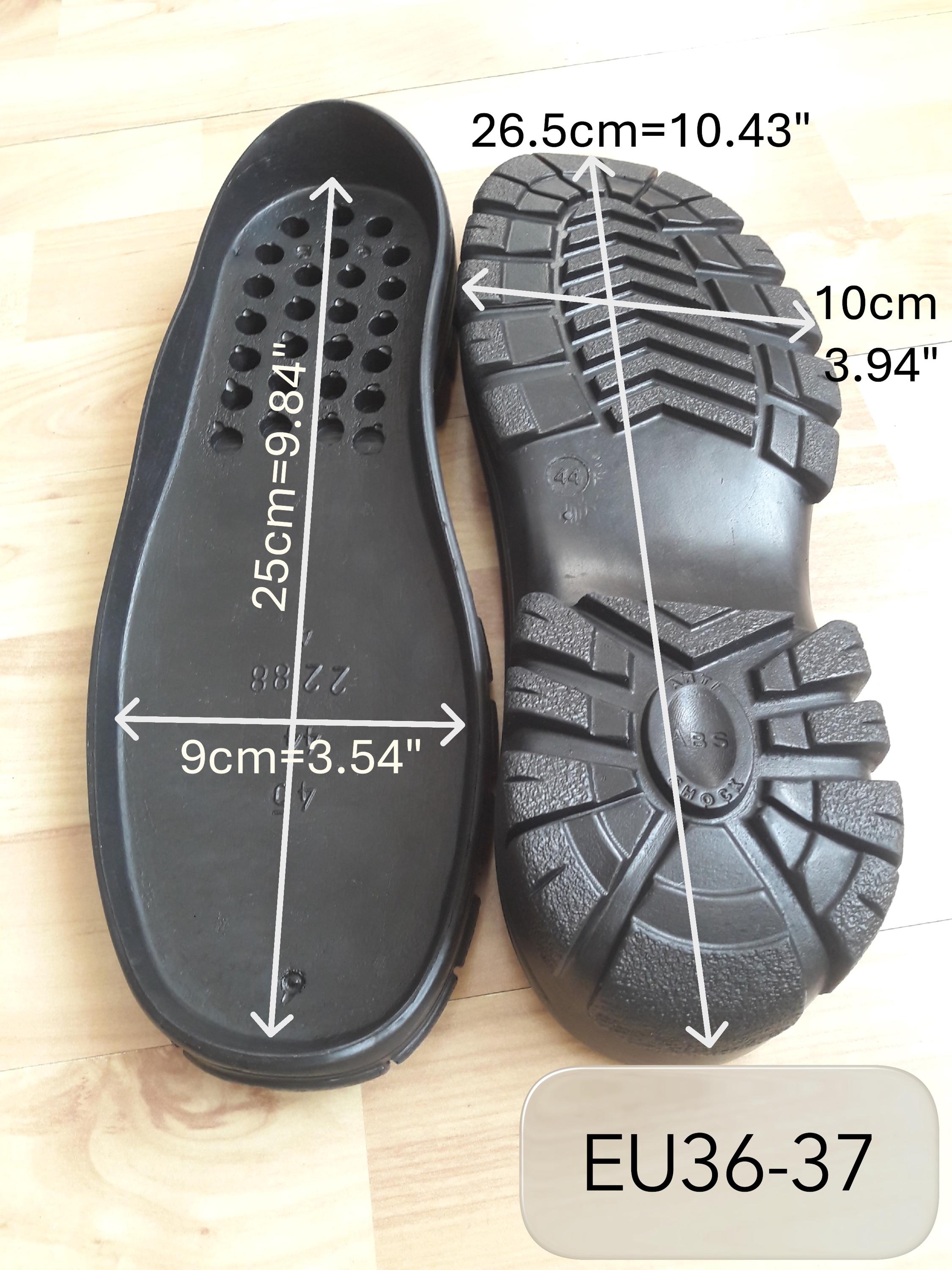 Rubber Boot Soles Heavy Duty Outsoles for DIY Shoes With Optional ...