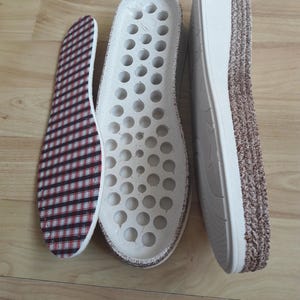 Perforated Rubber Soles With Pre-punched Insole Option for Easy Crochet ...