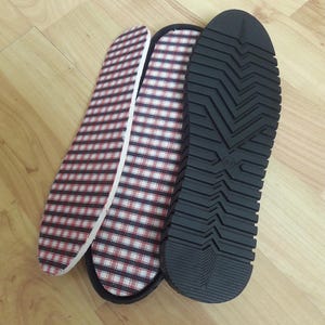 DIY Crochet Shoe Soles: Pre-punched Rubber, Optional Cellulose Insole ...