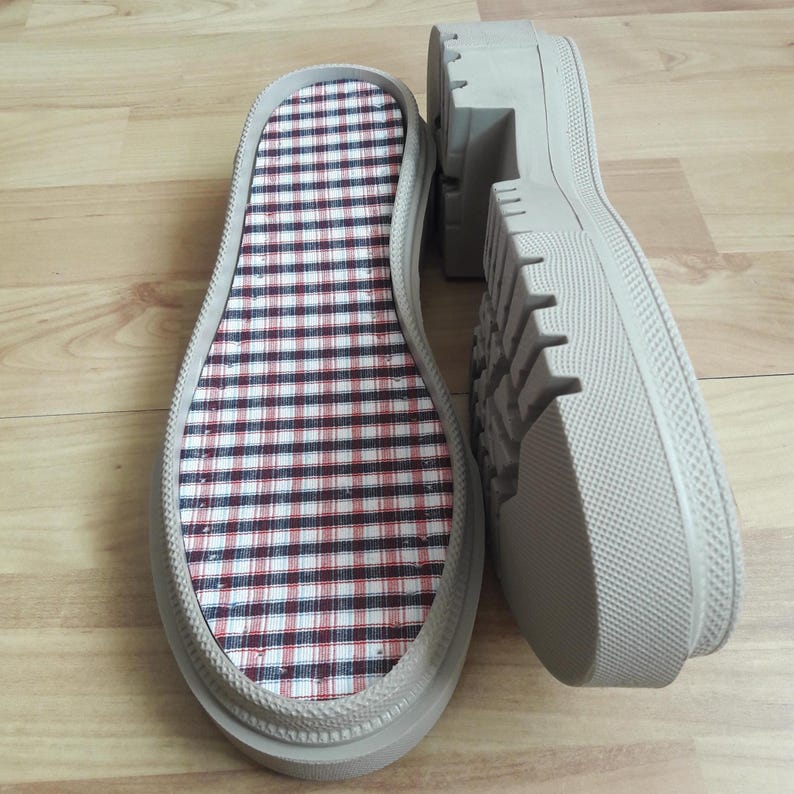 Perforated Rubber Boot Soles With Free Texon Insole: DIY Shoe Making ...