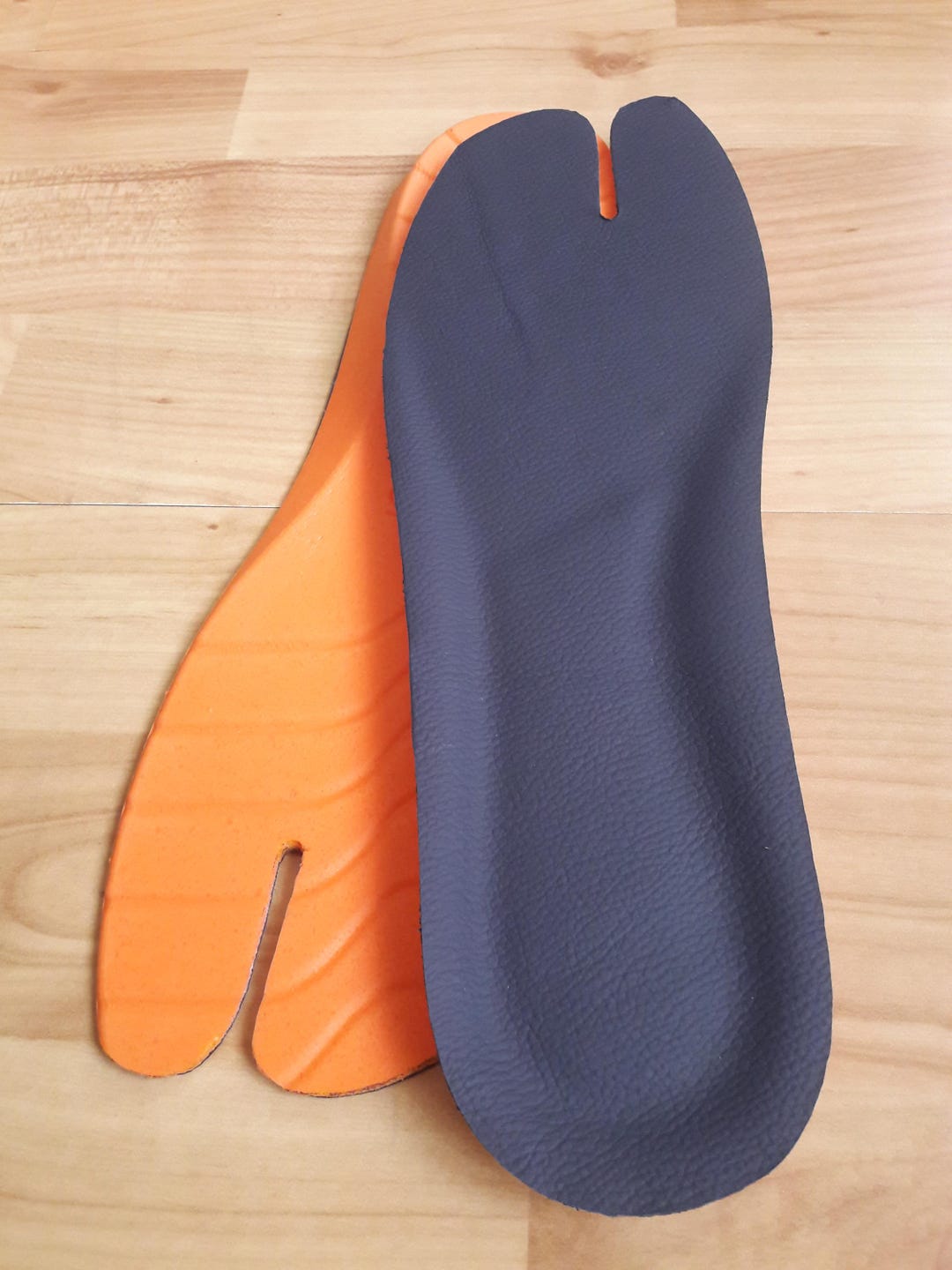 Orthopedic Leather Tabi Insoles – Split Toe Inserts for Jika Tabi ...