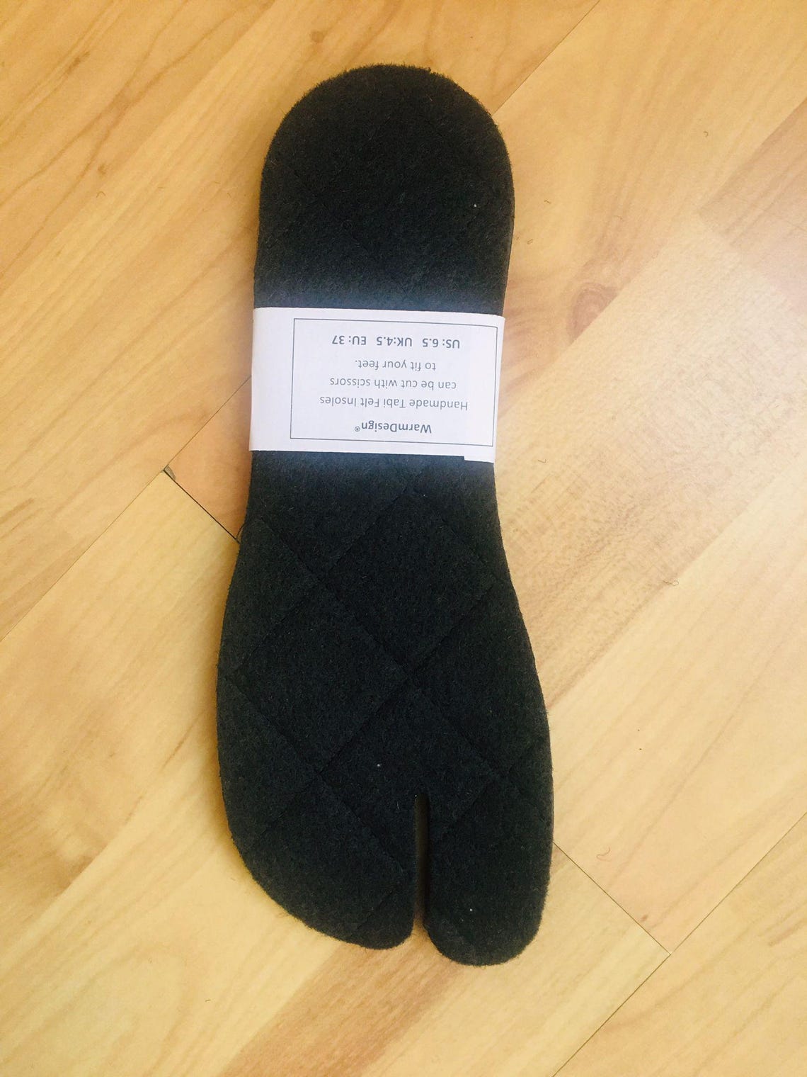 Felt Tabi Insoles: Split Toe Socks, Japanese Shoes - Etsy